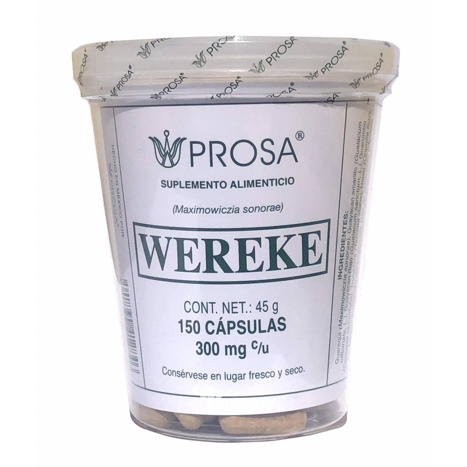 Wereke 150 cápsulas Prosa