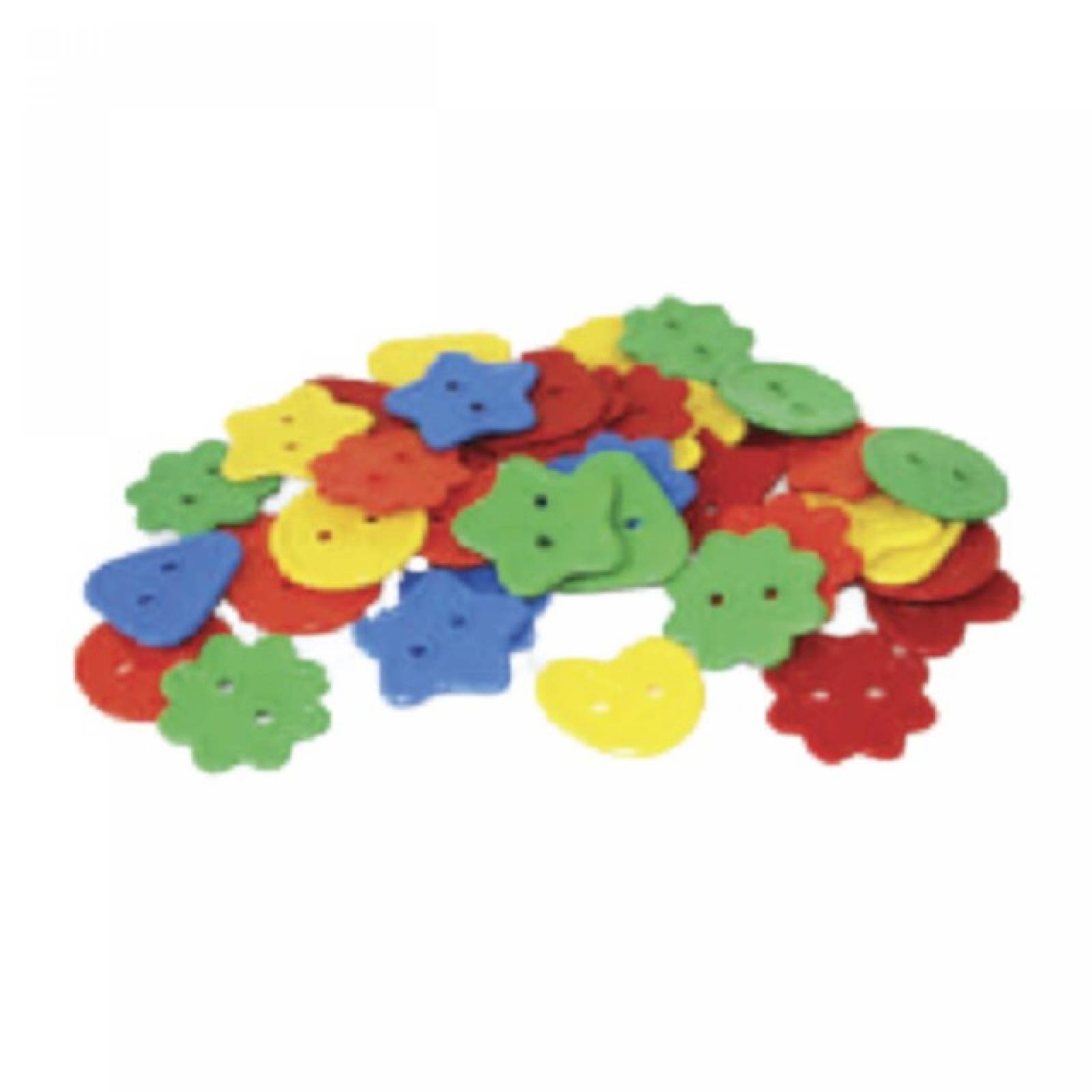 Botones de Figuras Geometricas juguete didácitco de la linea Construcción