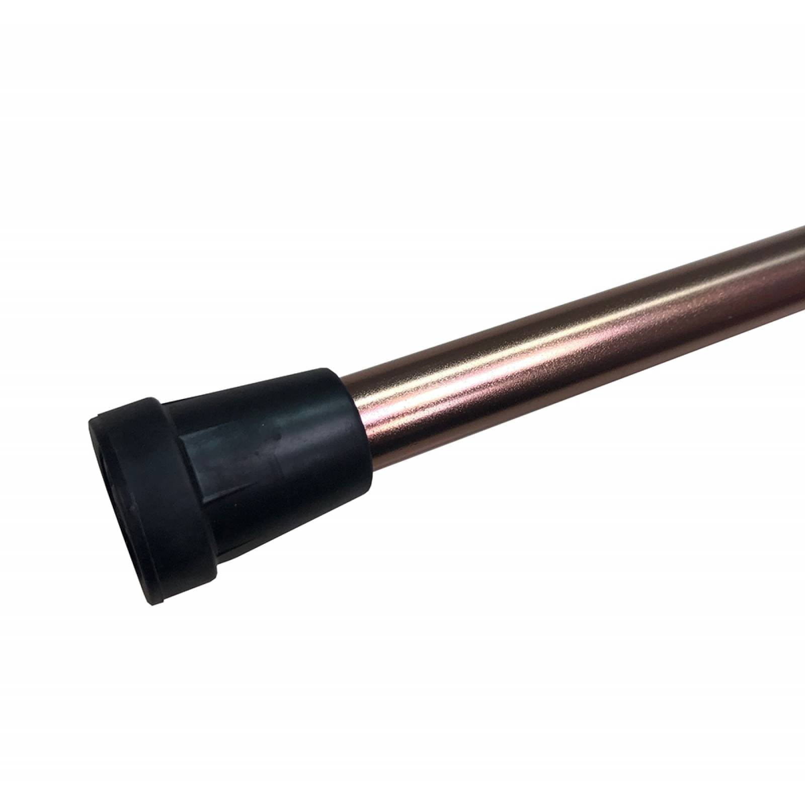 Baston Plegable De Metal Aluminio Con Altura Regulable Color Marron