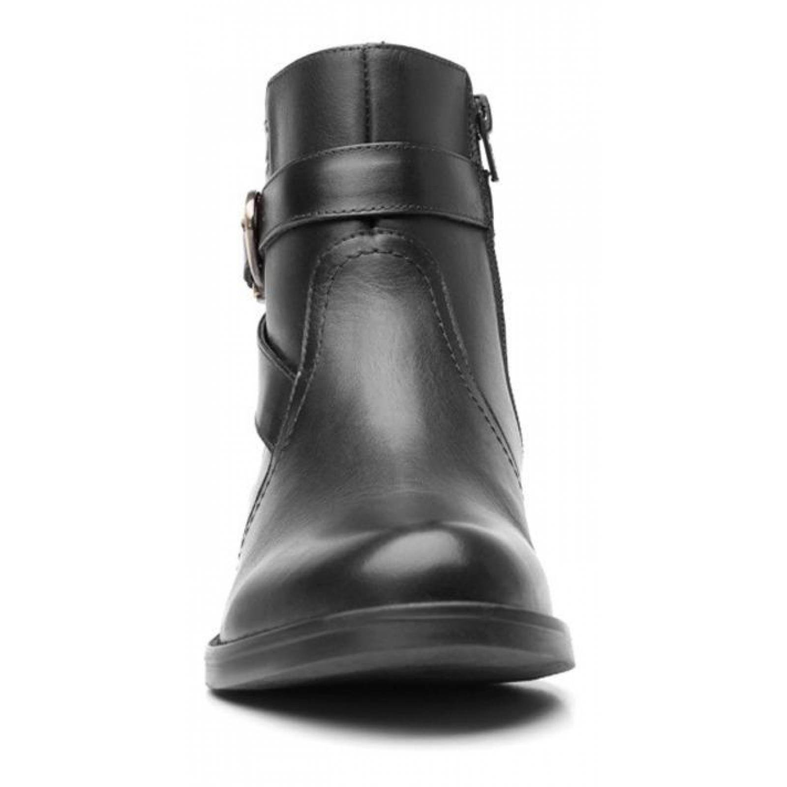 Botines Dama Mujer Flexi Piel Negro Casual Cómodo