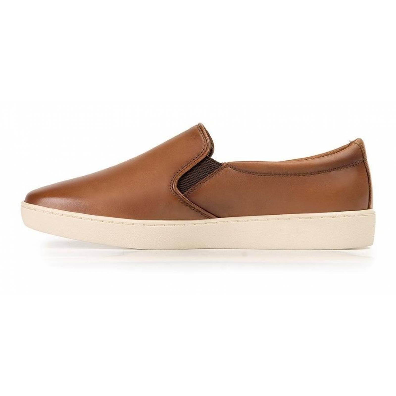 Calzado Dama Mujer Zapato Casual Flat Flexi Piel Cafe Comodo