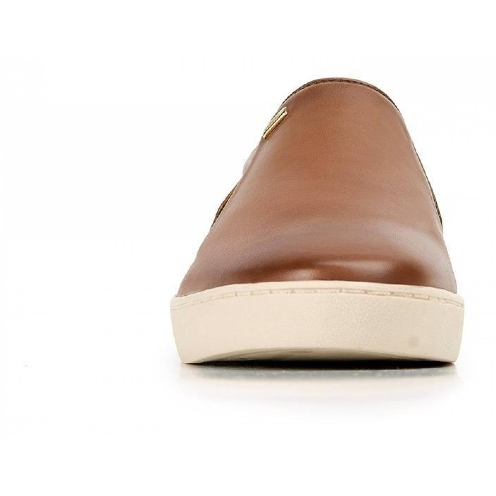 Calzado Dama Mujer Zapato Casual Flat Flexi Piel Cafe Comodo