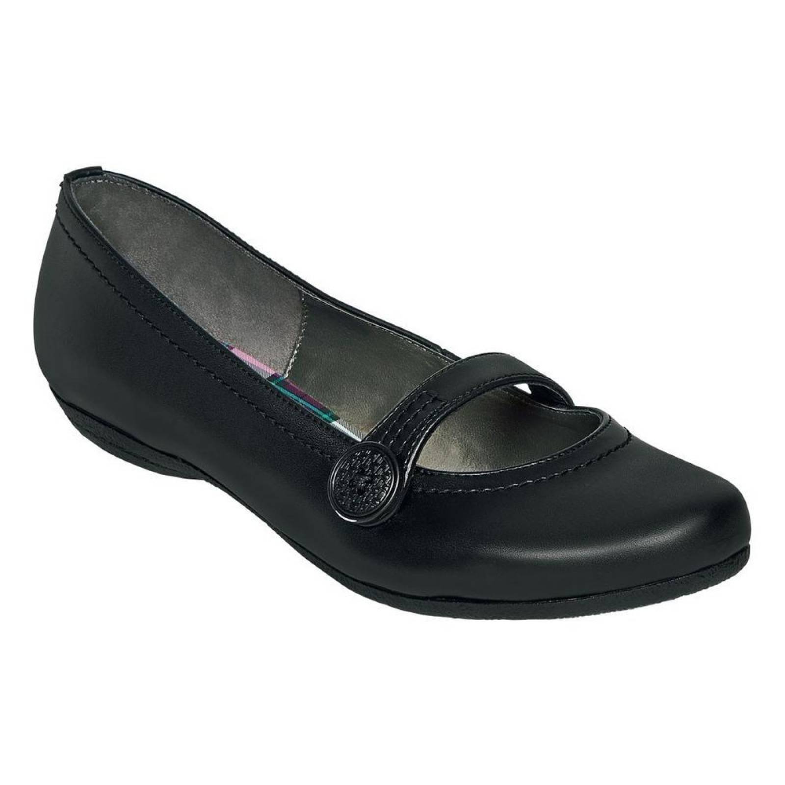 Calzado Dama Mujer Casual Negro Ajustable Comodo