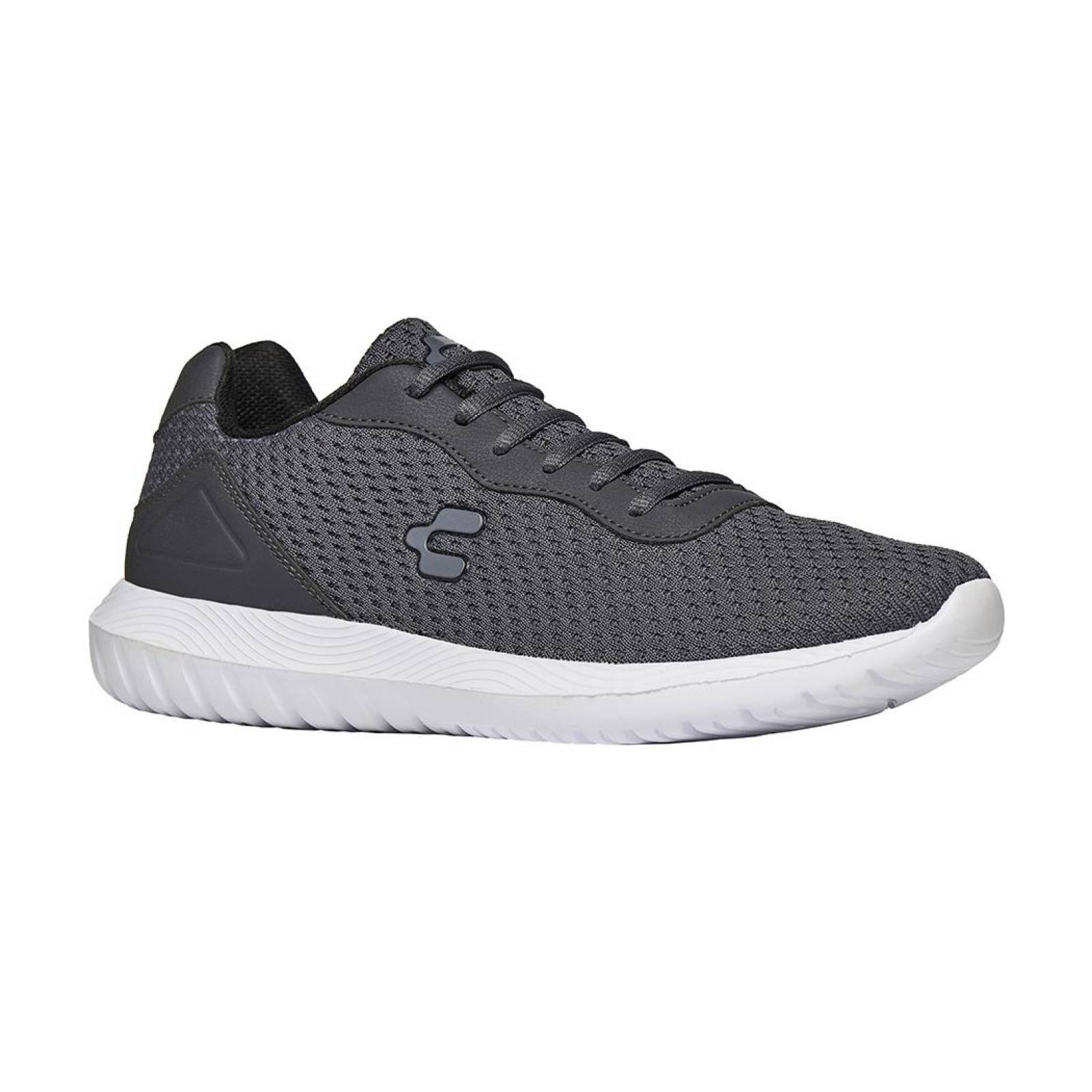Tenis Charly Hombre Clásicos Casual/Deportivo Textil Gris Ligero