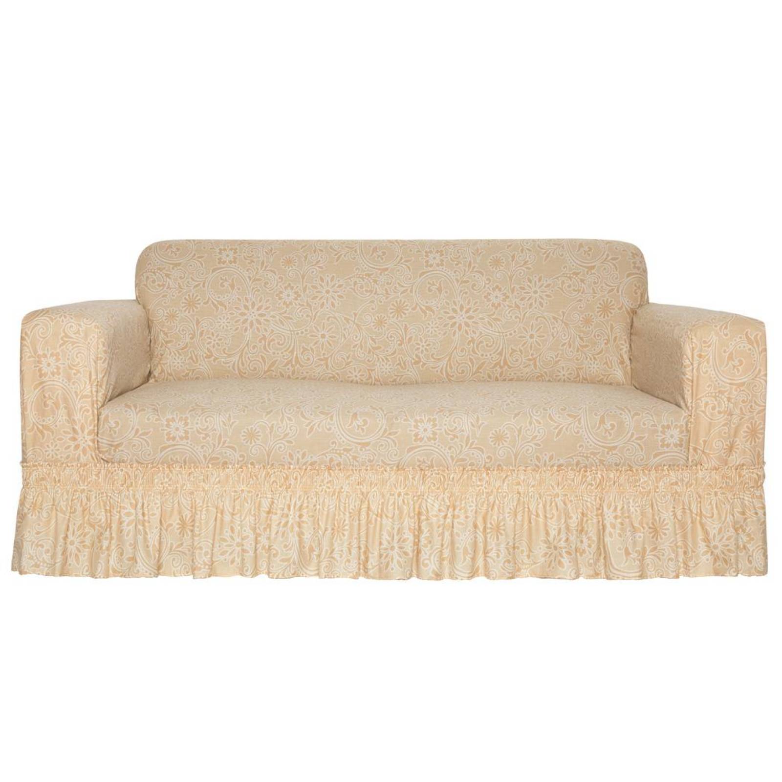 Cubre Salas Jenny 3 Plazas de 2.37 x 3.60m Floral Ultra Suave