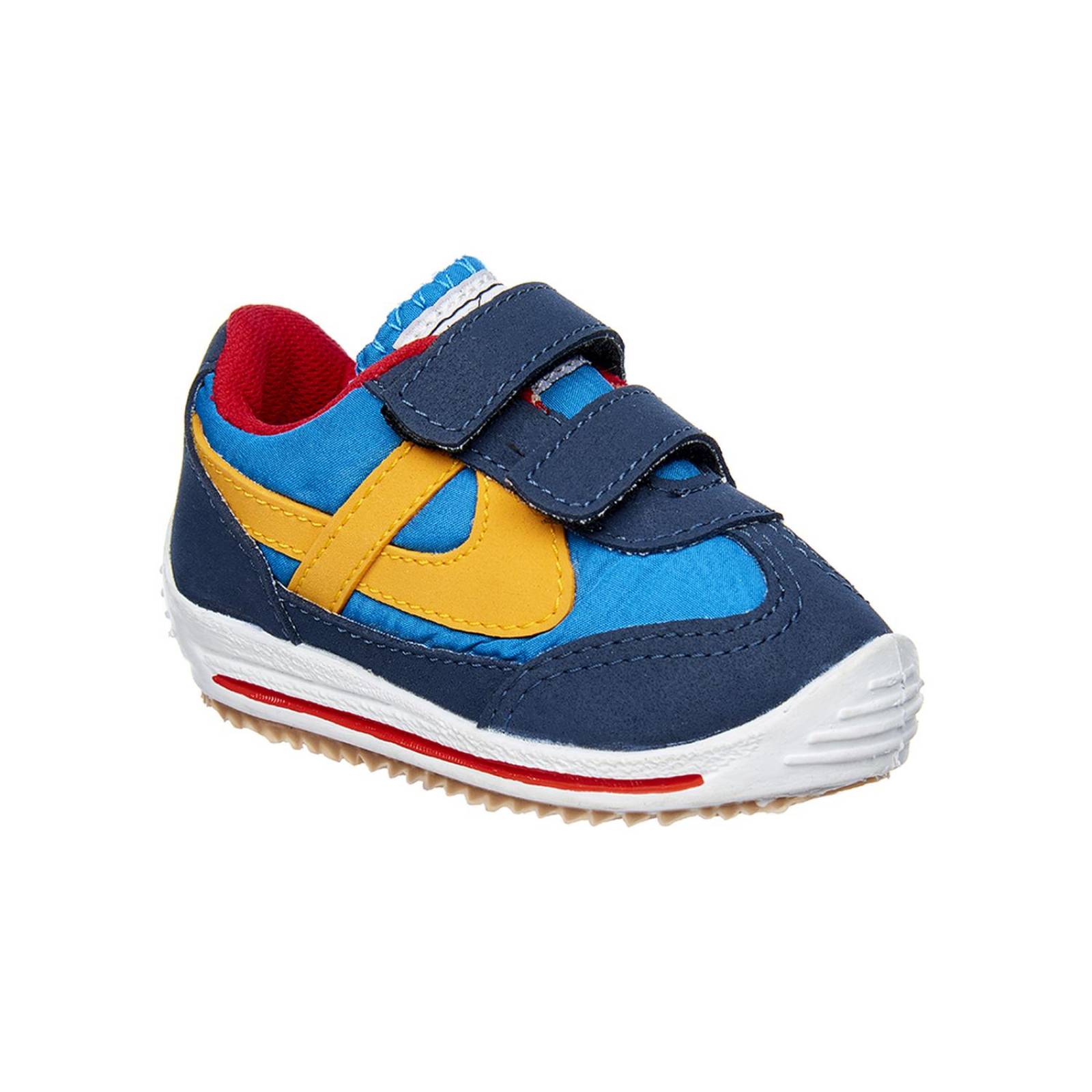 Tenis Panam Niños Infantil Casuales Con Velcro Cómodos