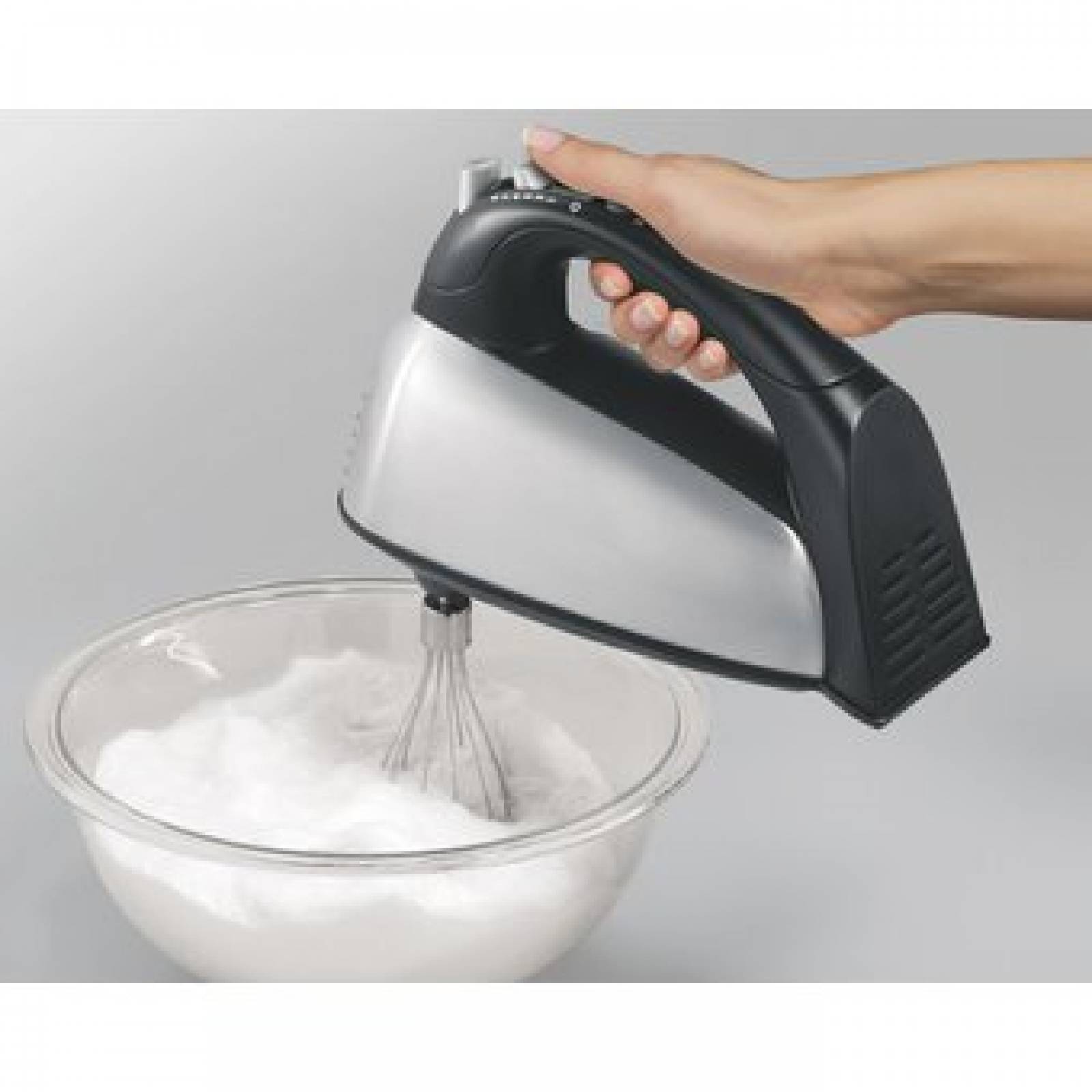 BATIDORA DE PEDESTAL 6VEL 900W TAZON ACERO INOX NEGRO HAMILTON BEACH