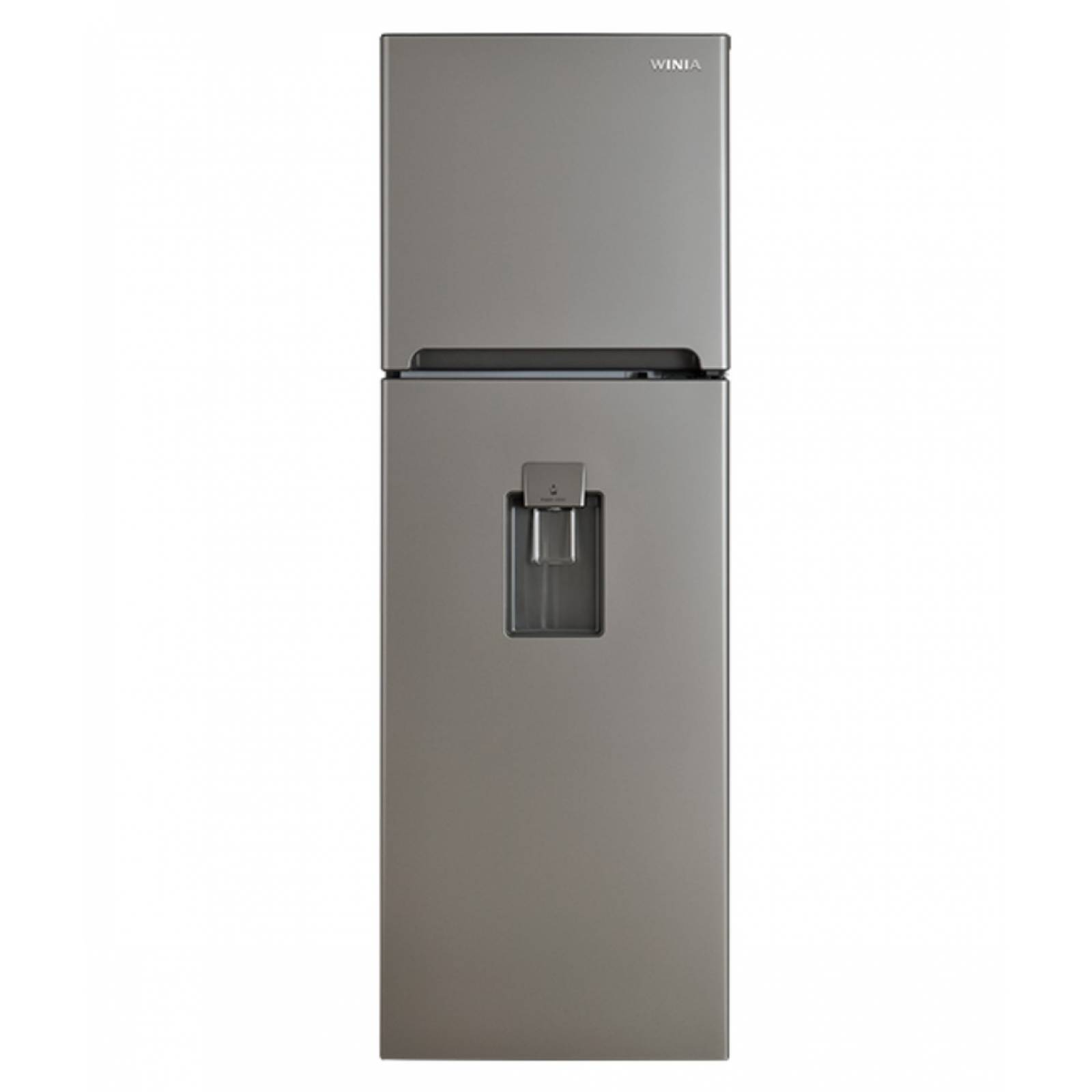 Refrigerador 9 pies c/despachador color silver marca Winia