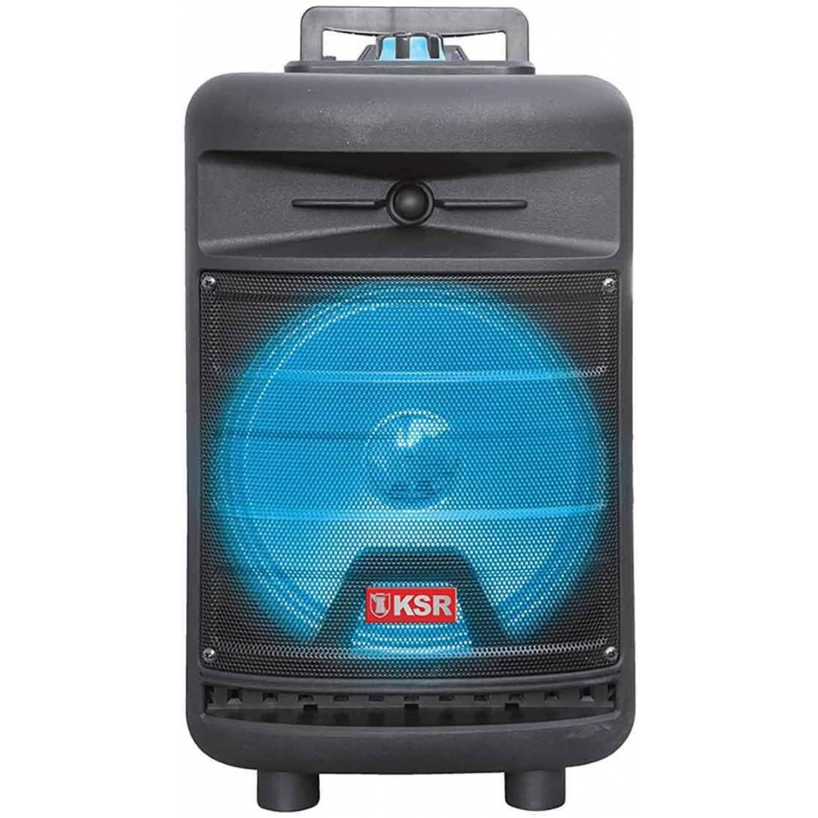 Bafle amplificado 8" usb/aux/micro alambrico c/luz ksr.