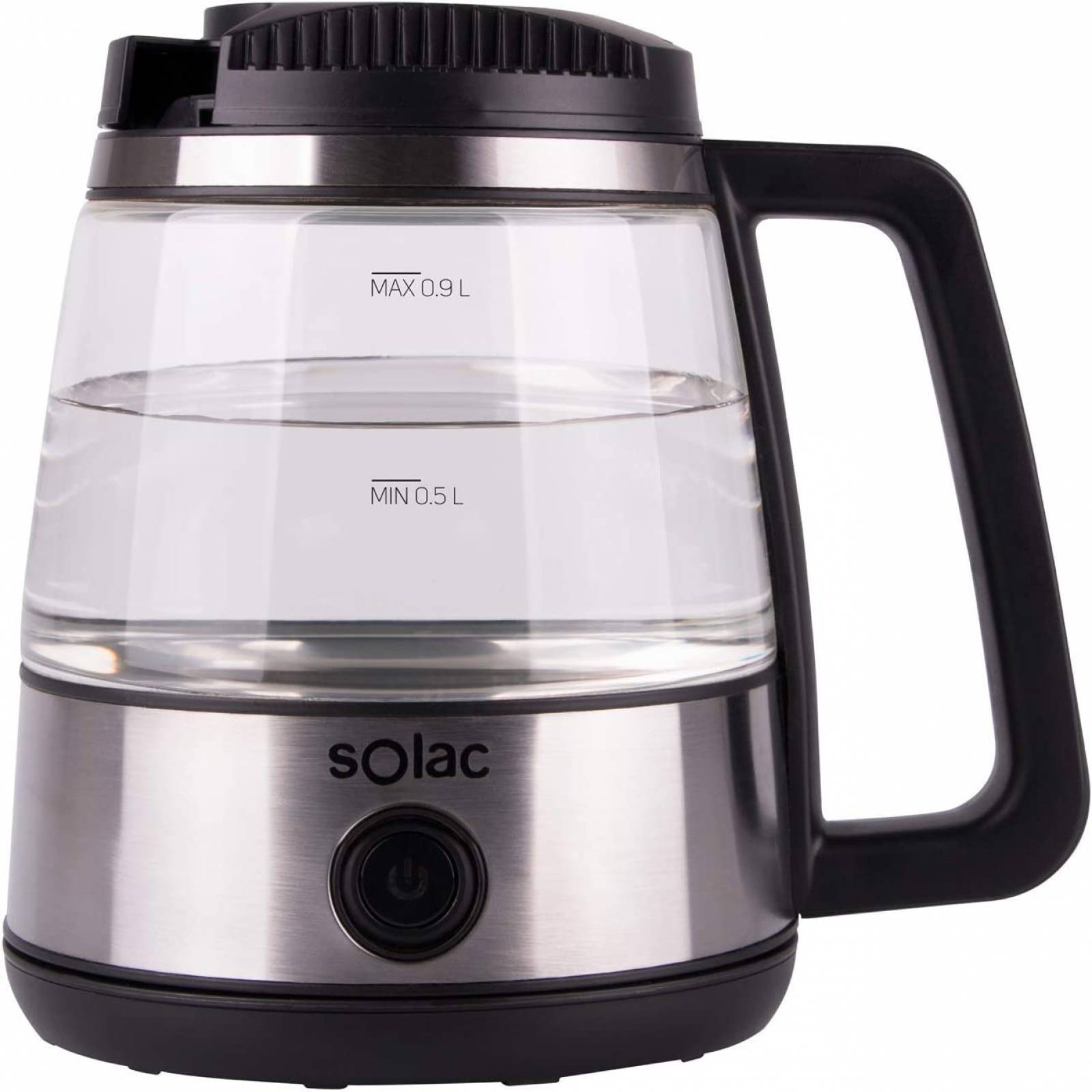 Cafetera Y Tetera Solac 0.9 Litros 3 En 1 Mod. Brewer Taurus