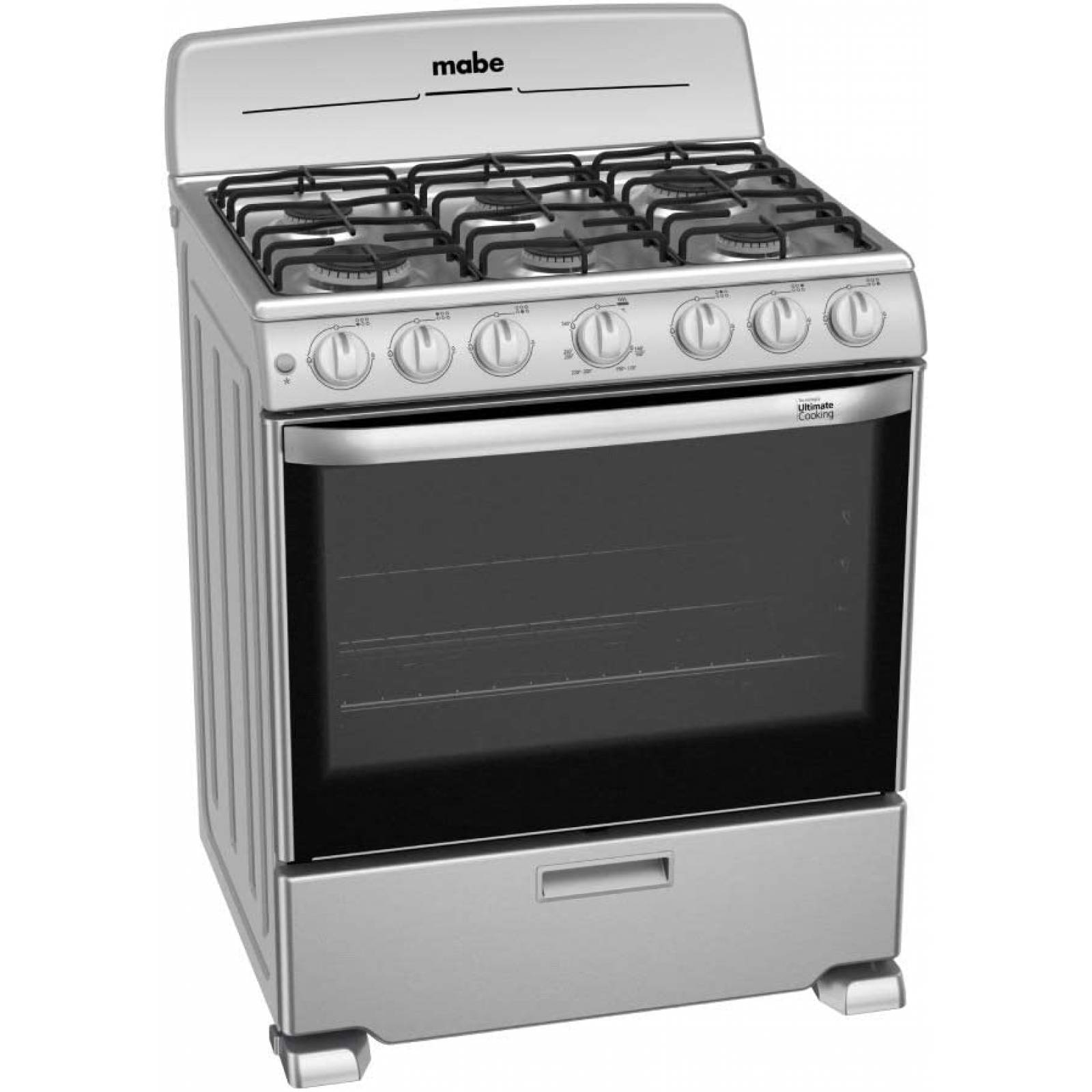Estufa Piso Mabe 76 Cm 30 Pulgadas Silver Em7646Bsis1