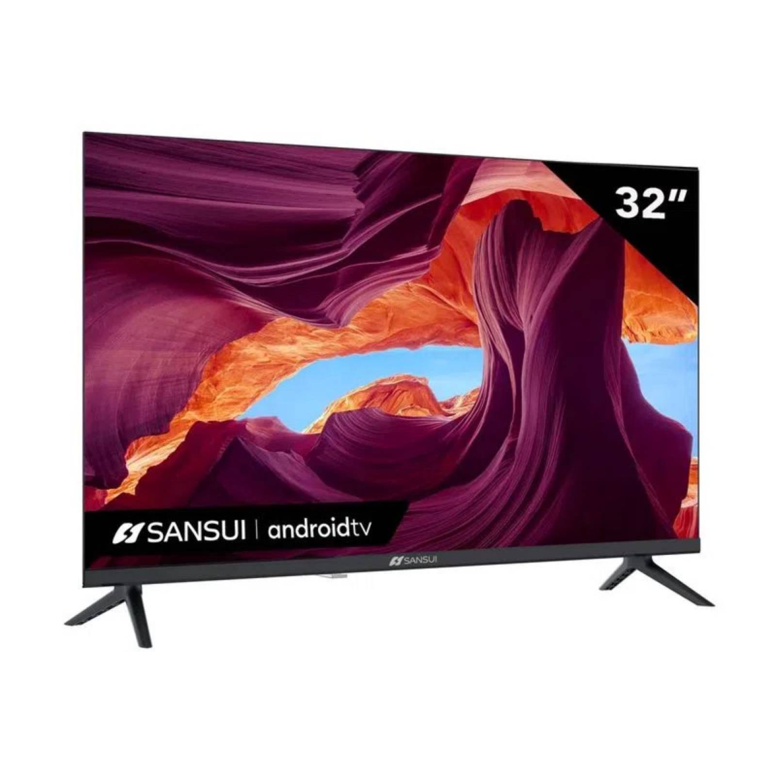 Pantalla 32 Pulgadas LED Android TV HD Sansui SMX-32V1HA