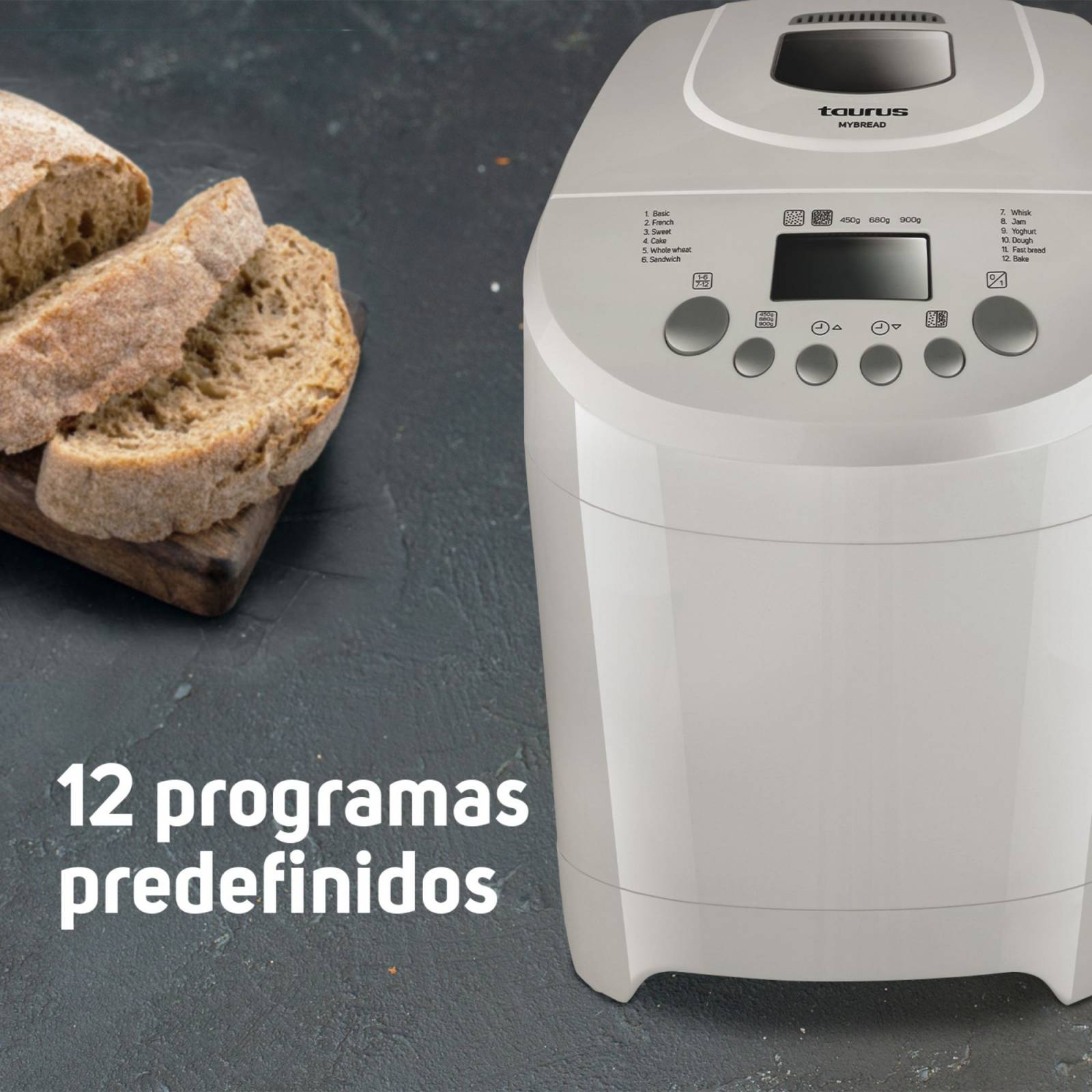 Maquina para Pan Taurus Blanco Bread-And-Co