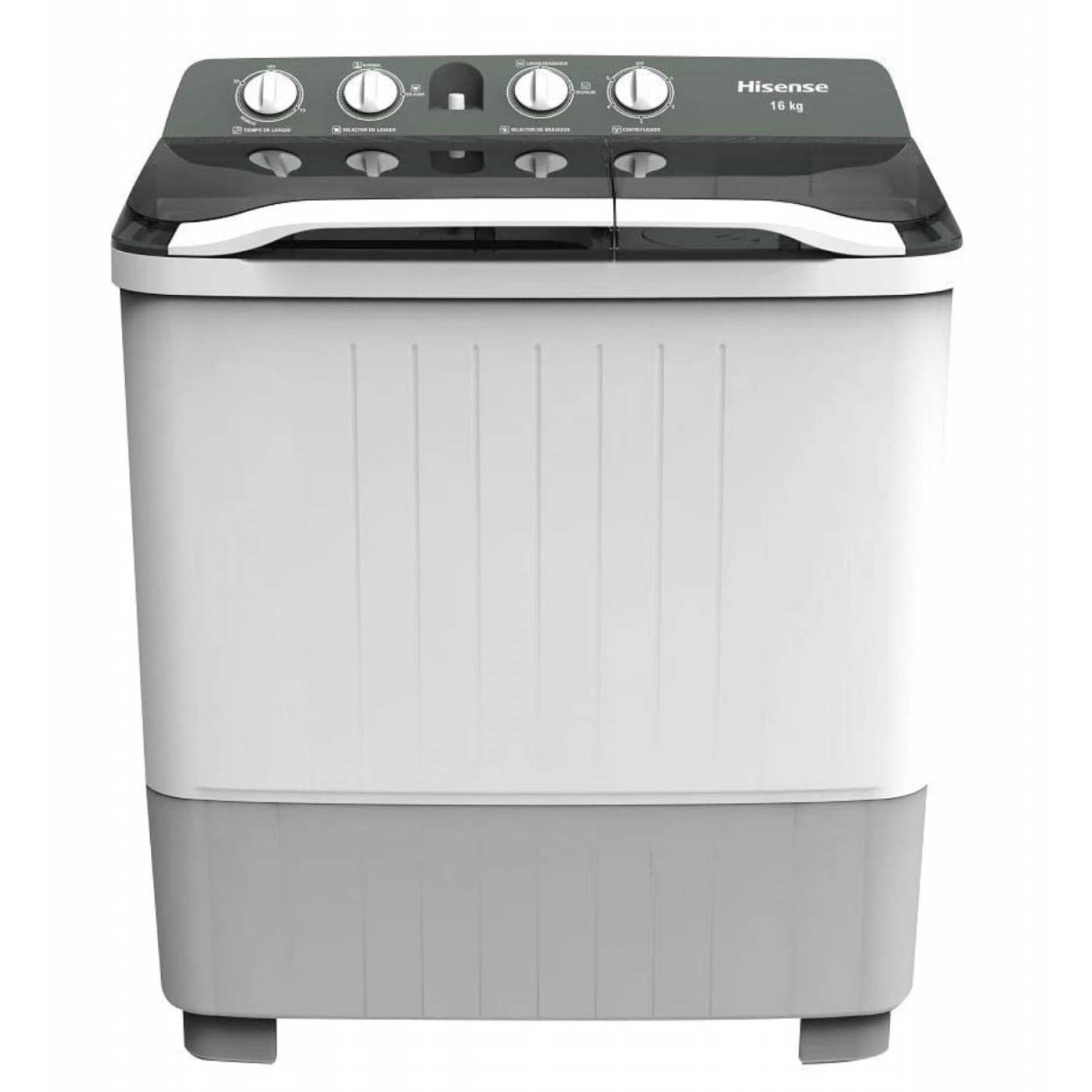 Lavadora Semiautomática Doble Tina 16 Kilos Hisense WSA1603P