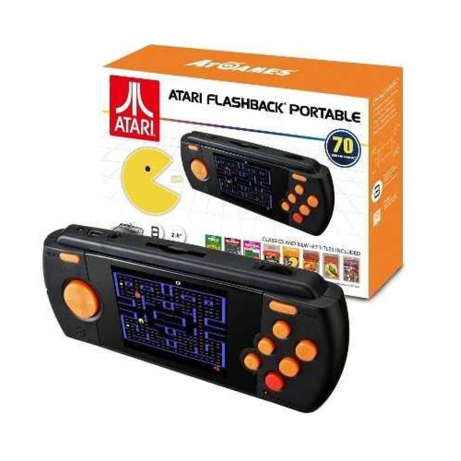 Consola Retro Atari Flashback Portable AT GAMES S001 Negro