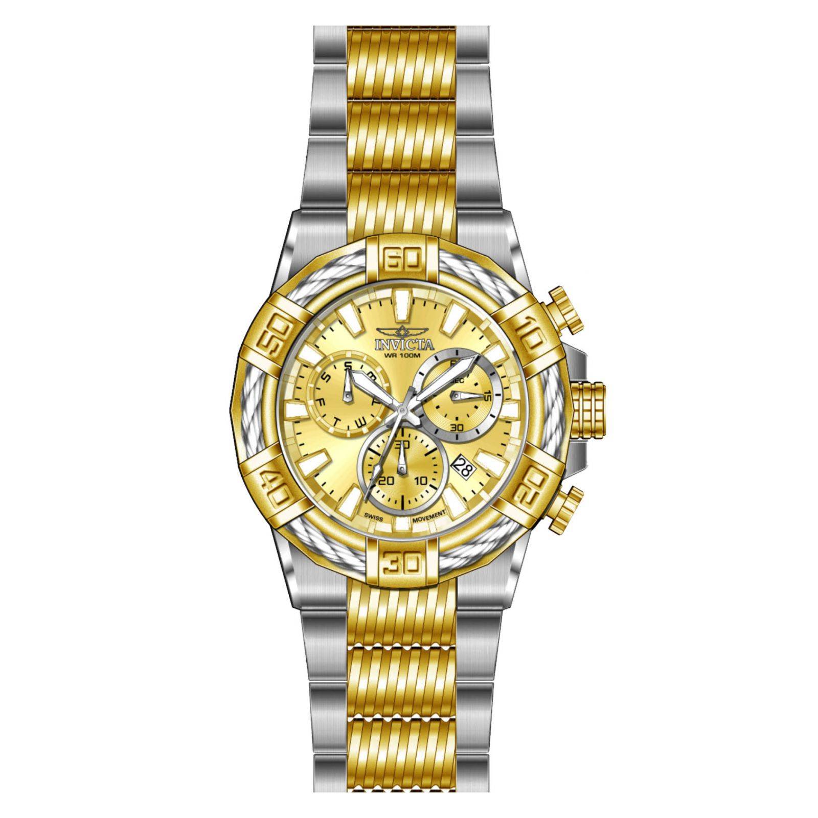 Reloj Invicta 25864 Oro acero para Hombres