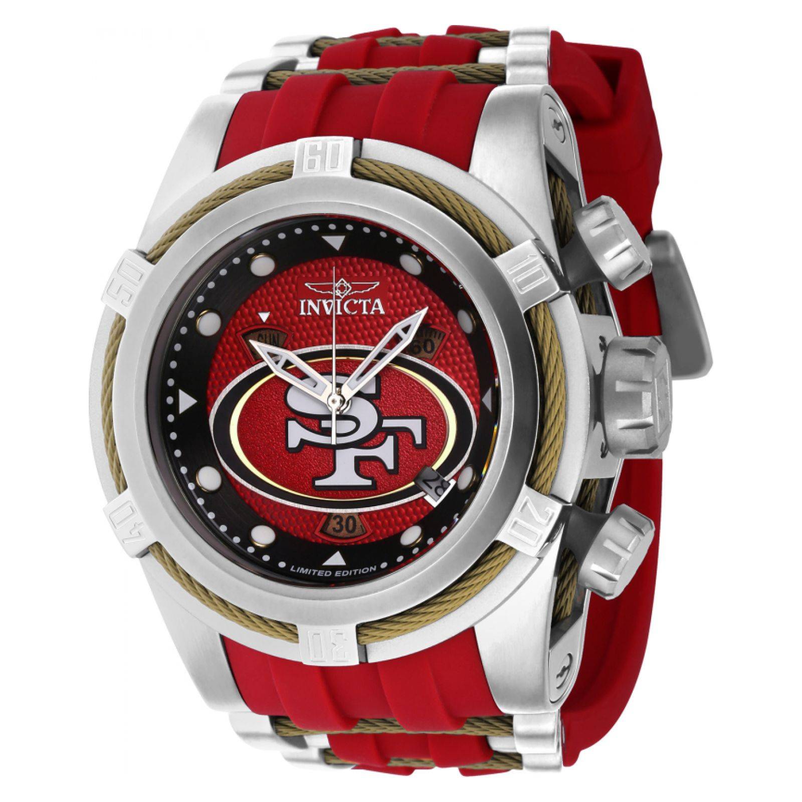 Reloj Invicta 41438 Rojo Marrón Acero para Hombres