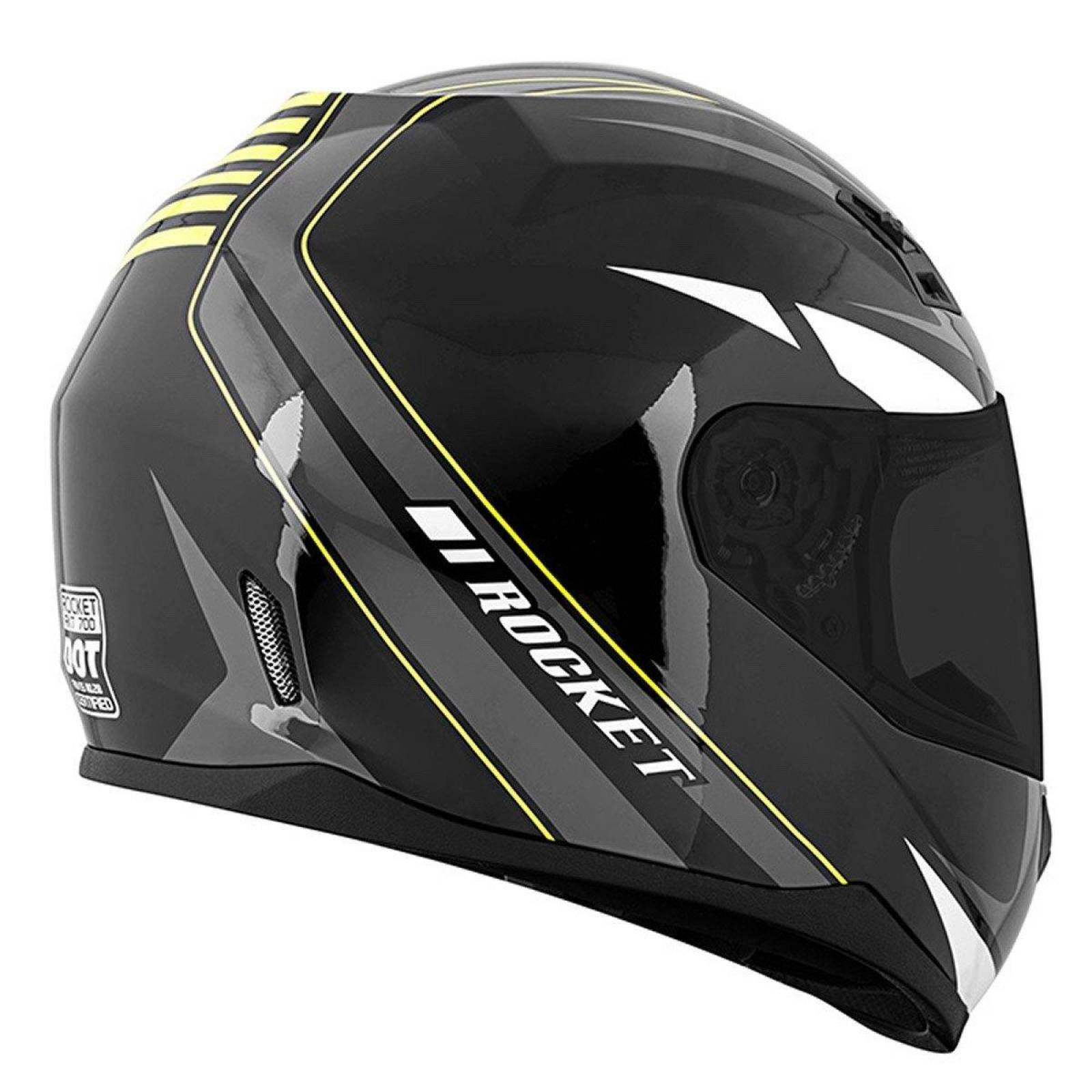 Casco Integral Joe Rocket RKT 7 Series Reactor Black / Silver