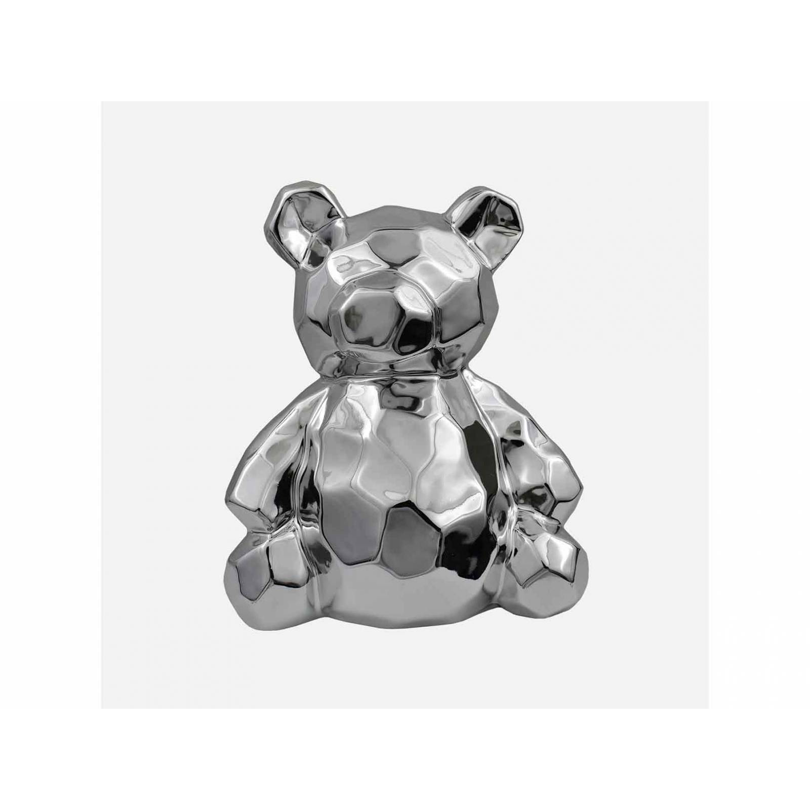 Figura Decorativa Oso Peluche Geométrico