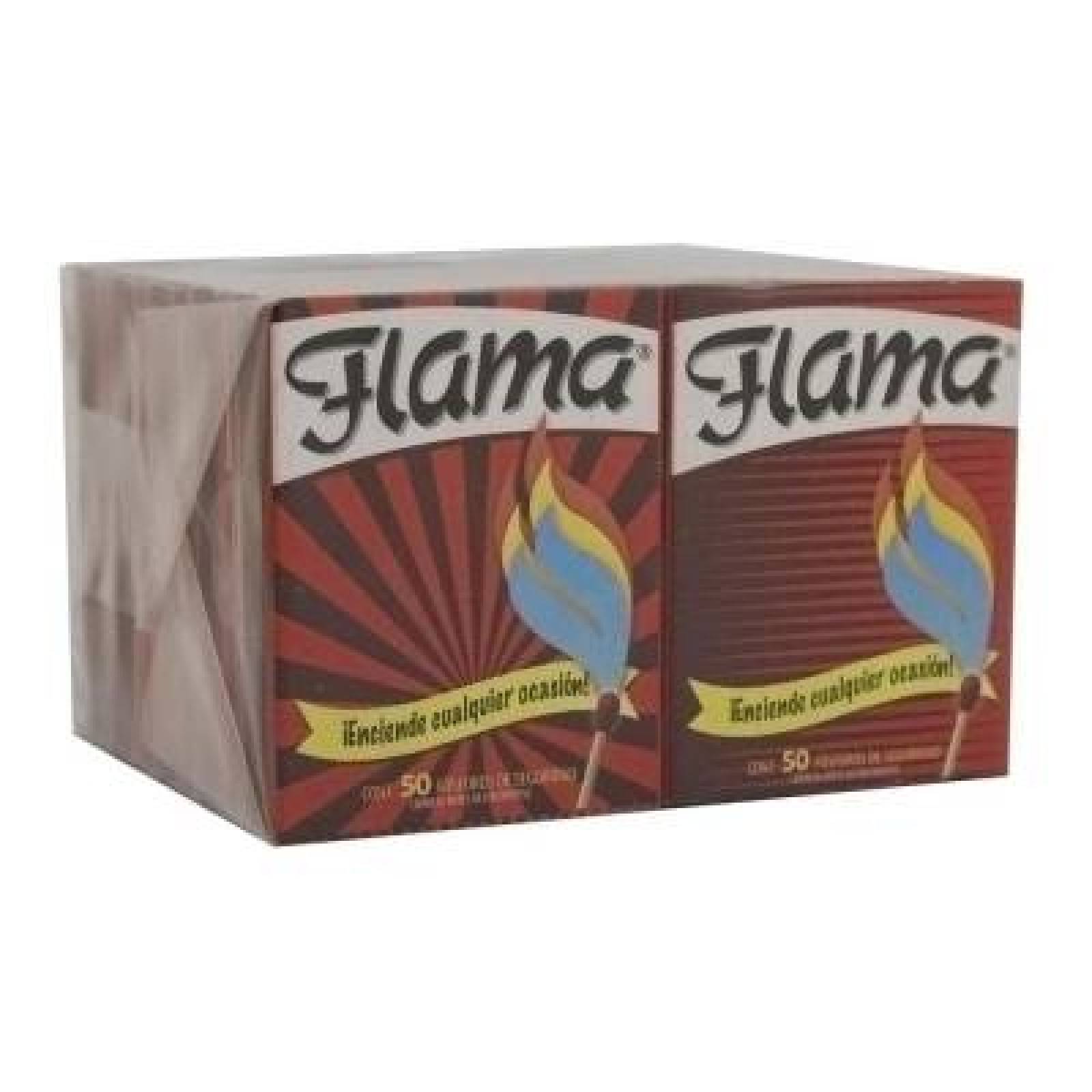 Flama Cerillos pack 10 piezas