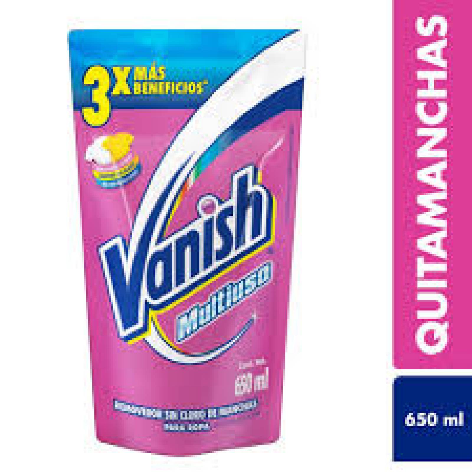 Vanish Quitamanchas en Gel Sin Cloro paquete 650ml