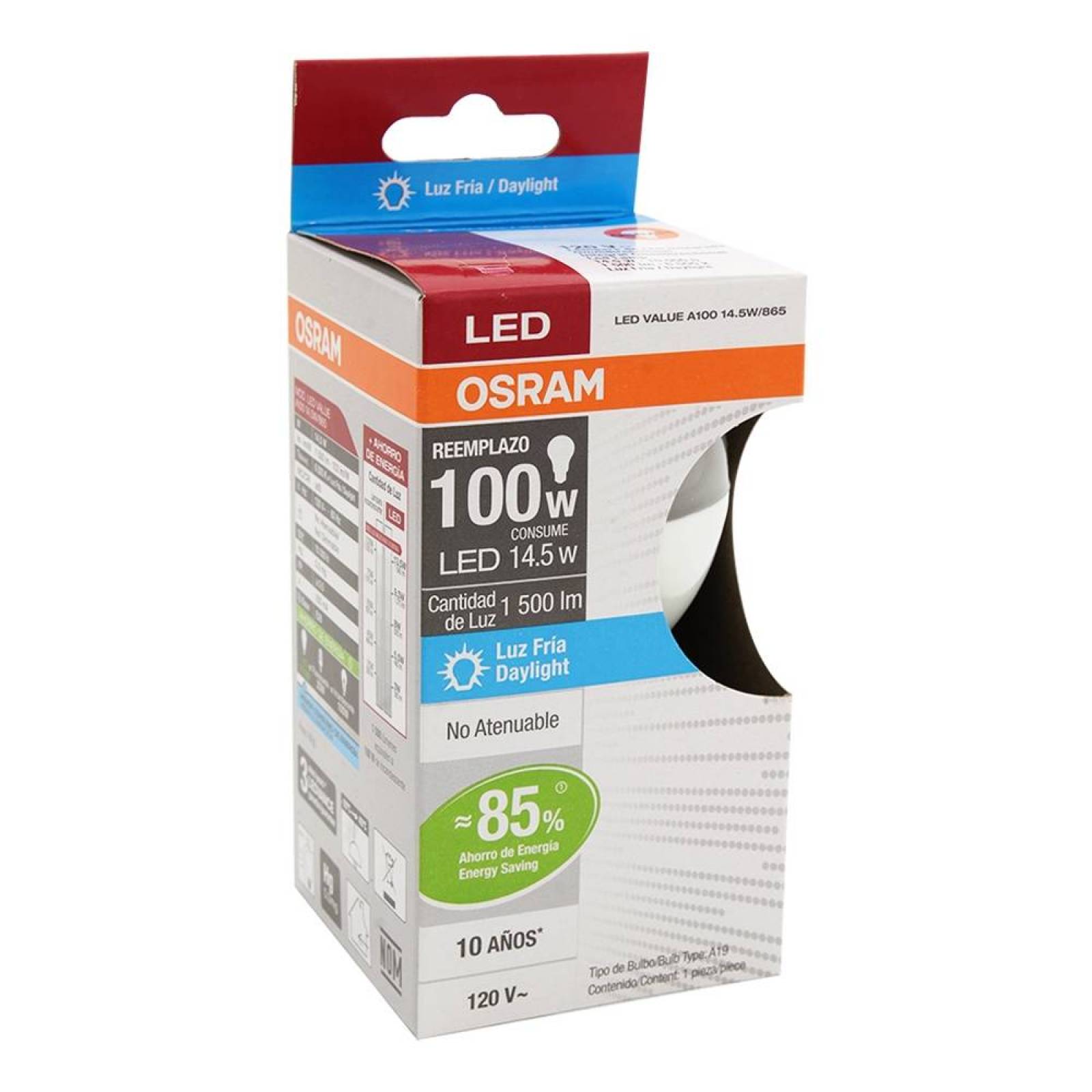 Osram Foco Led Luz Fría 100w caja 1 pieza