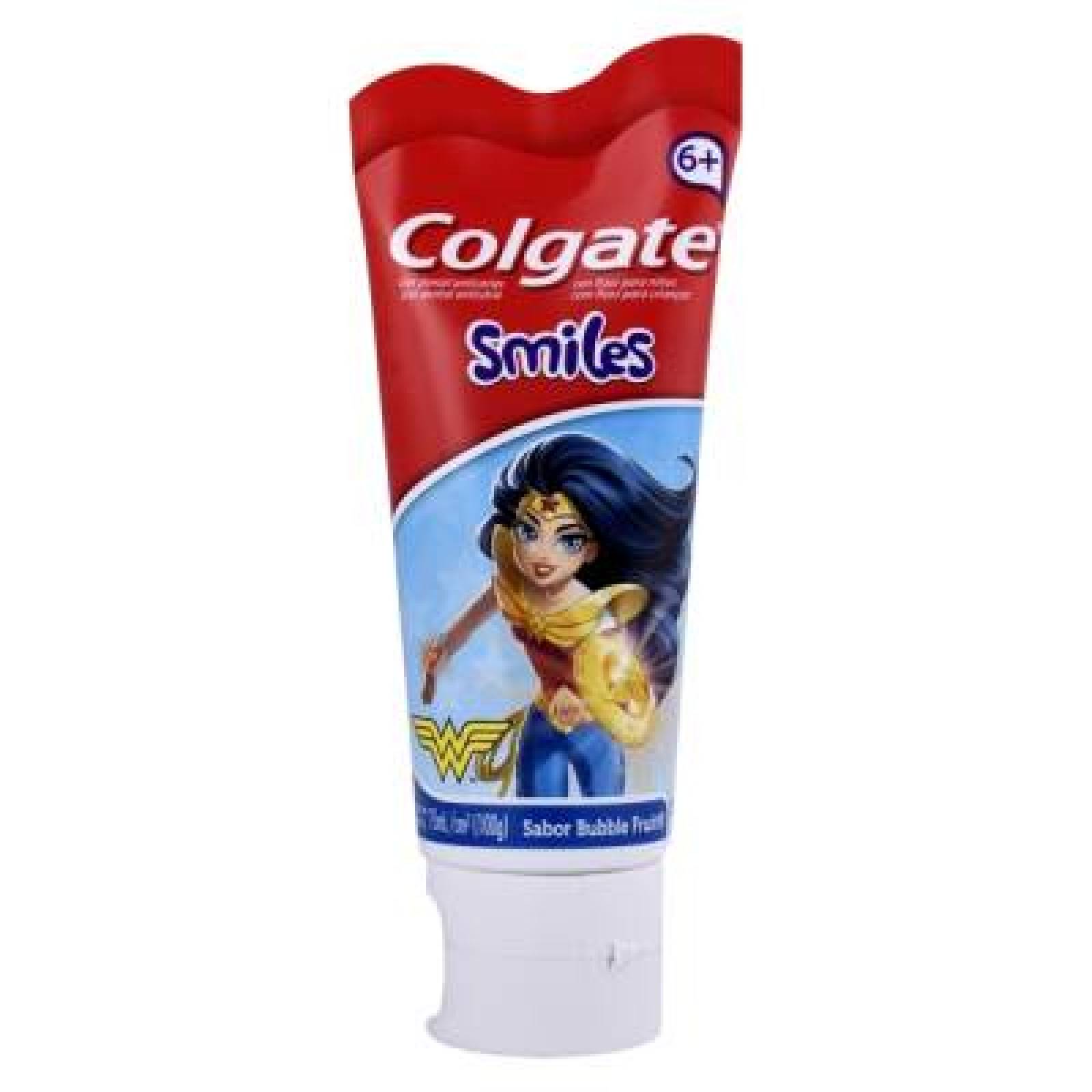 Colgate Pasta Dental Smiles Sabor Bubble Fruit tubo 100g