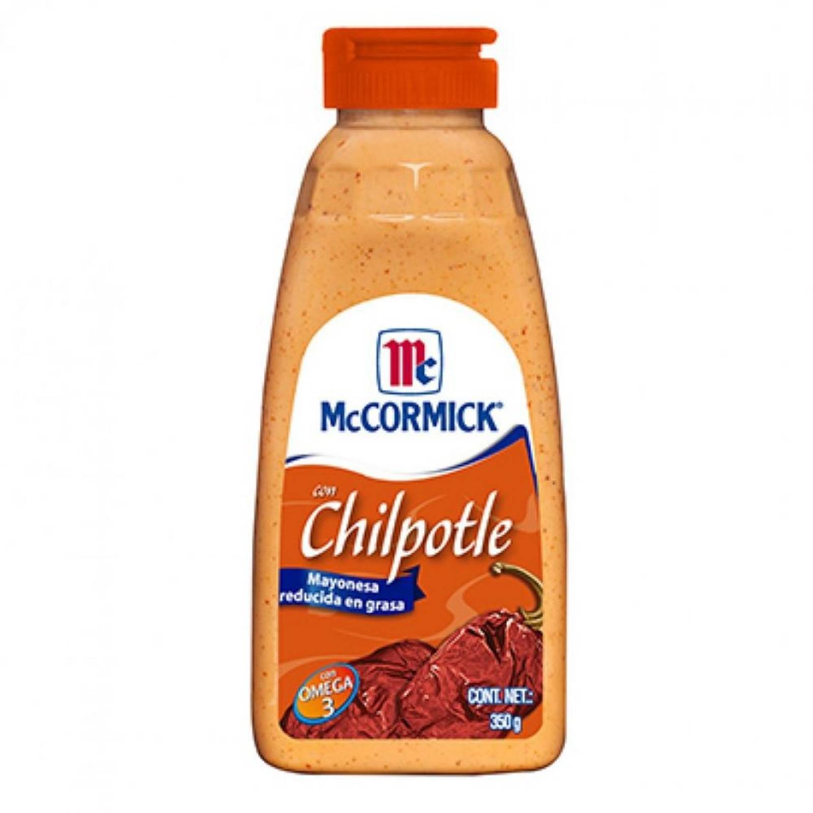McCormick Mayonesa Con Chipotle Reducida en Grasa botella 350g