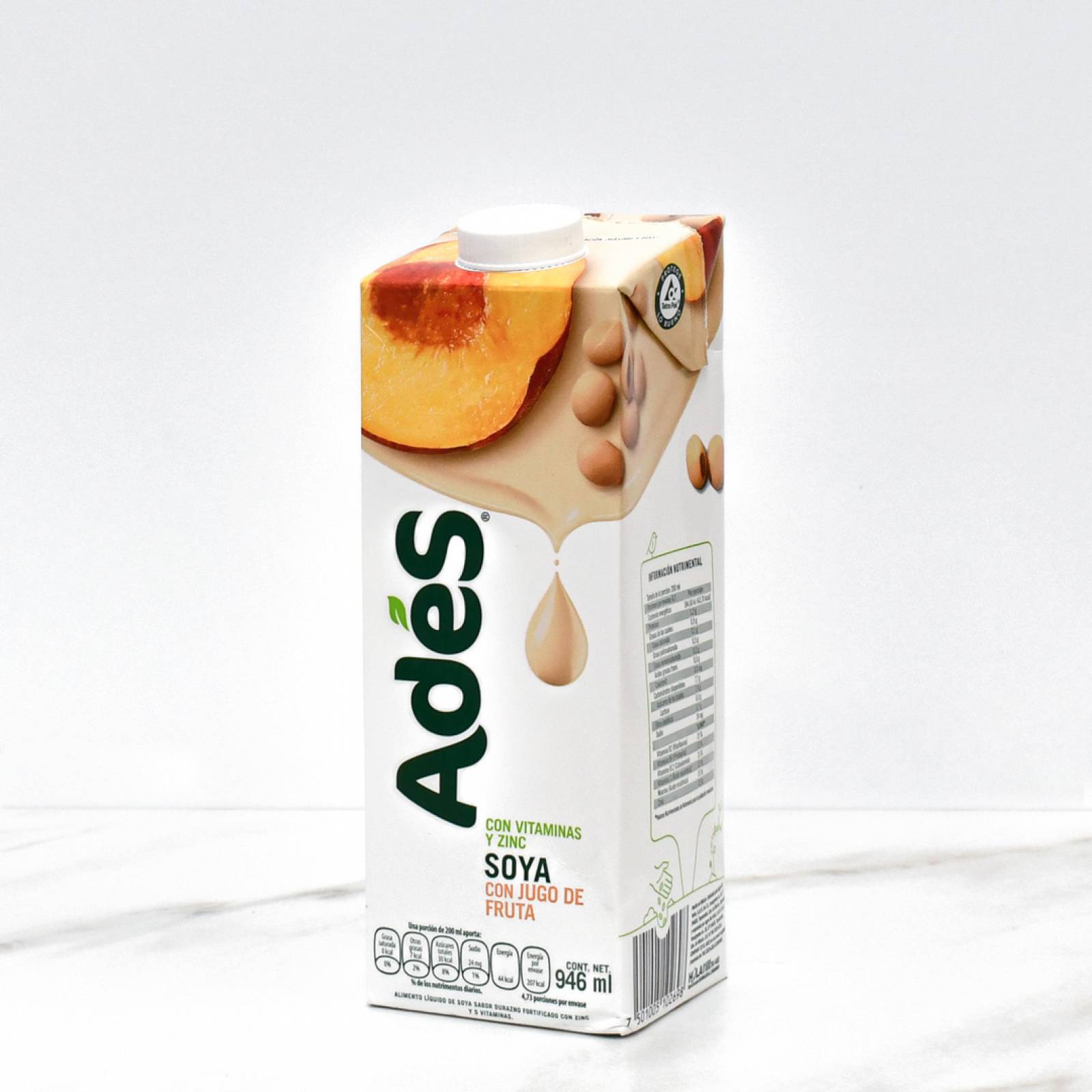 Ades Bebida de Soya con Jugo de Fruta envase 946ml