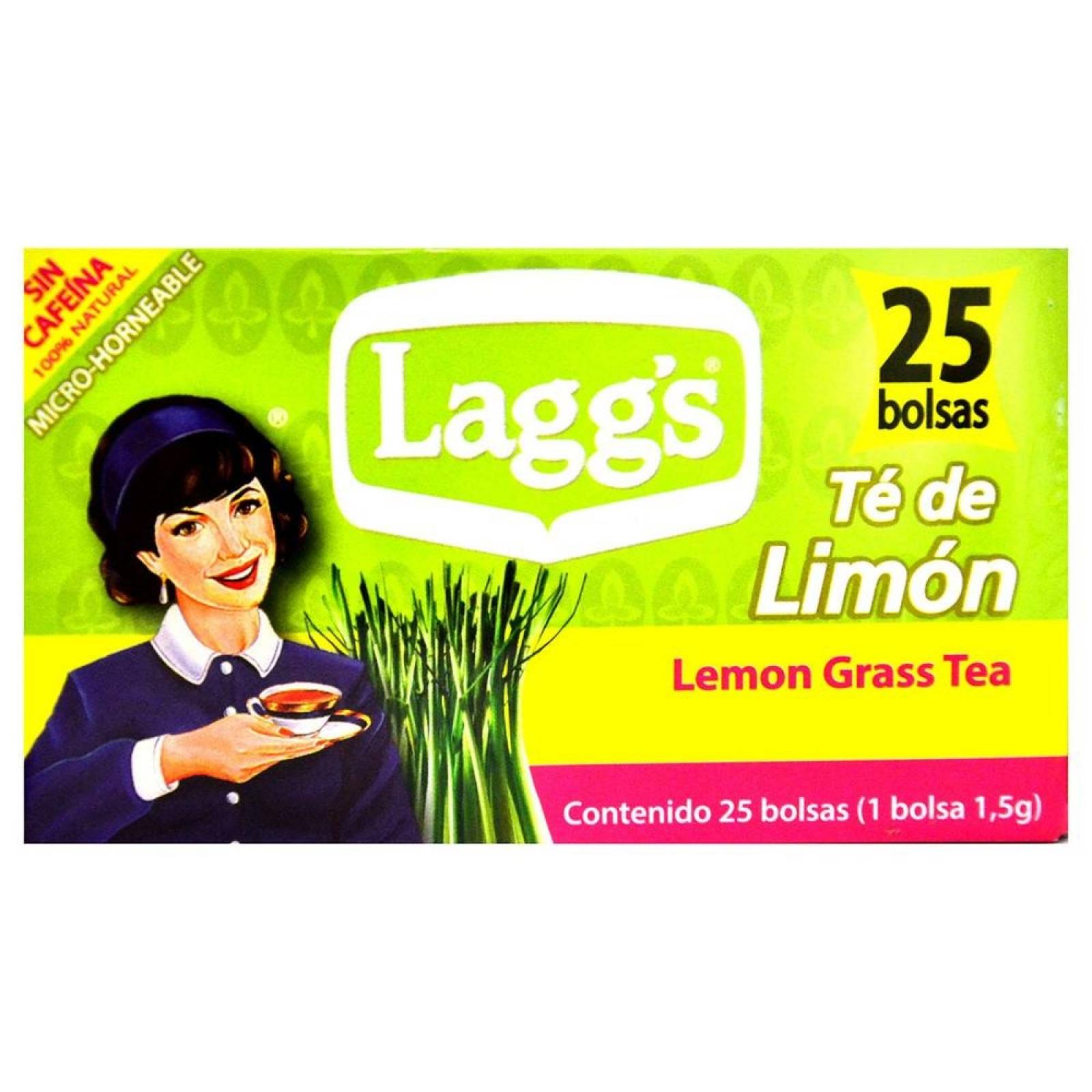 Laggs Té de Limón caja 25 sobres