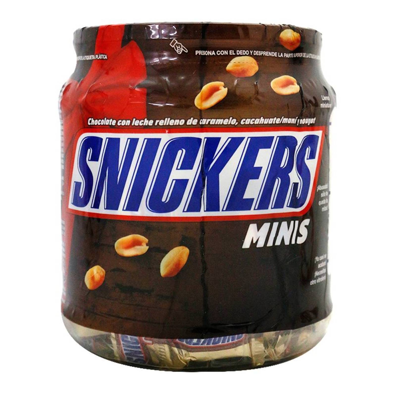 Snickers Chocolate Mini frasco 468g