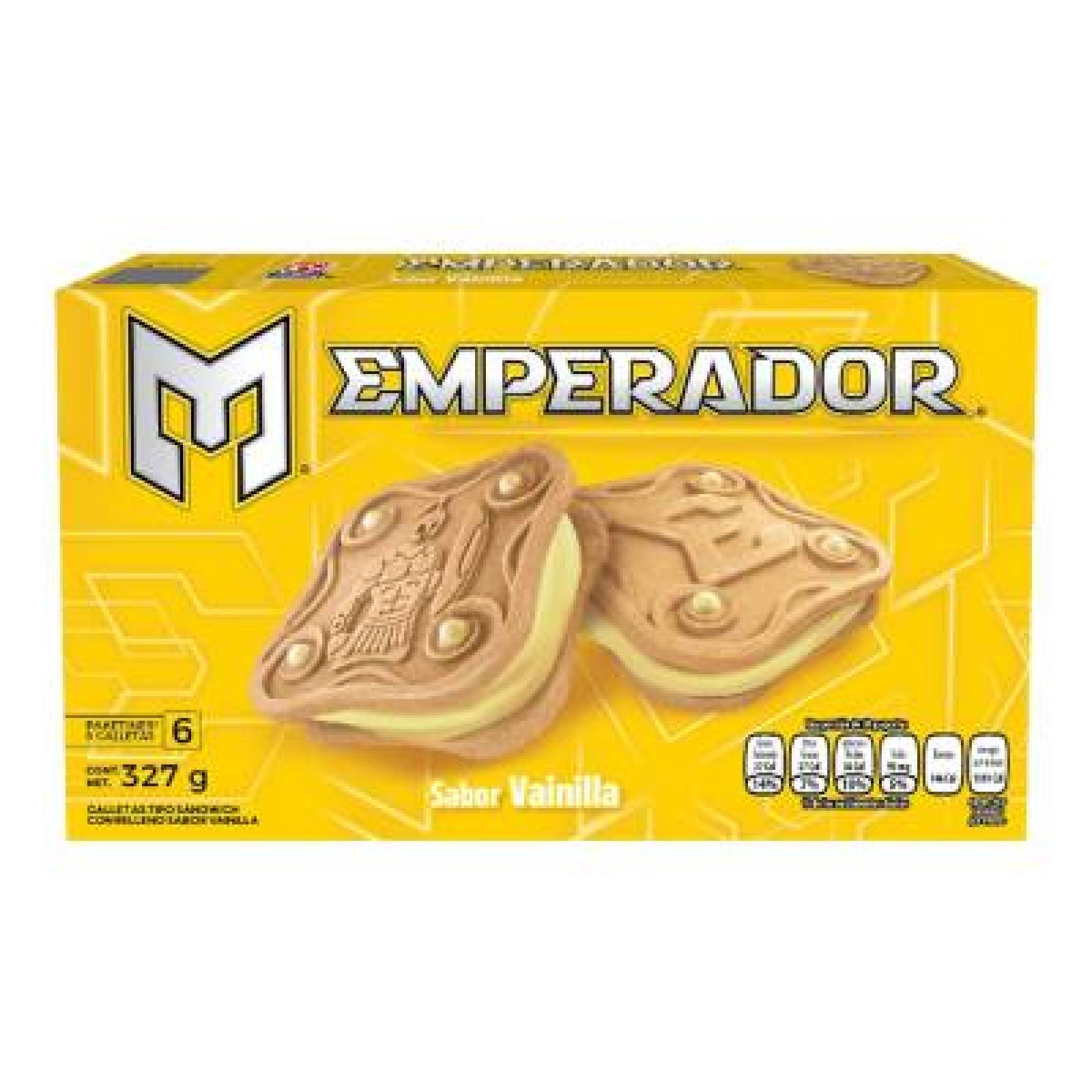 Emperador Galletas sabor Vainilla caja 327g