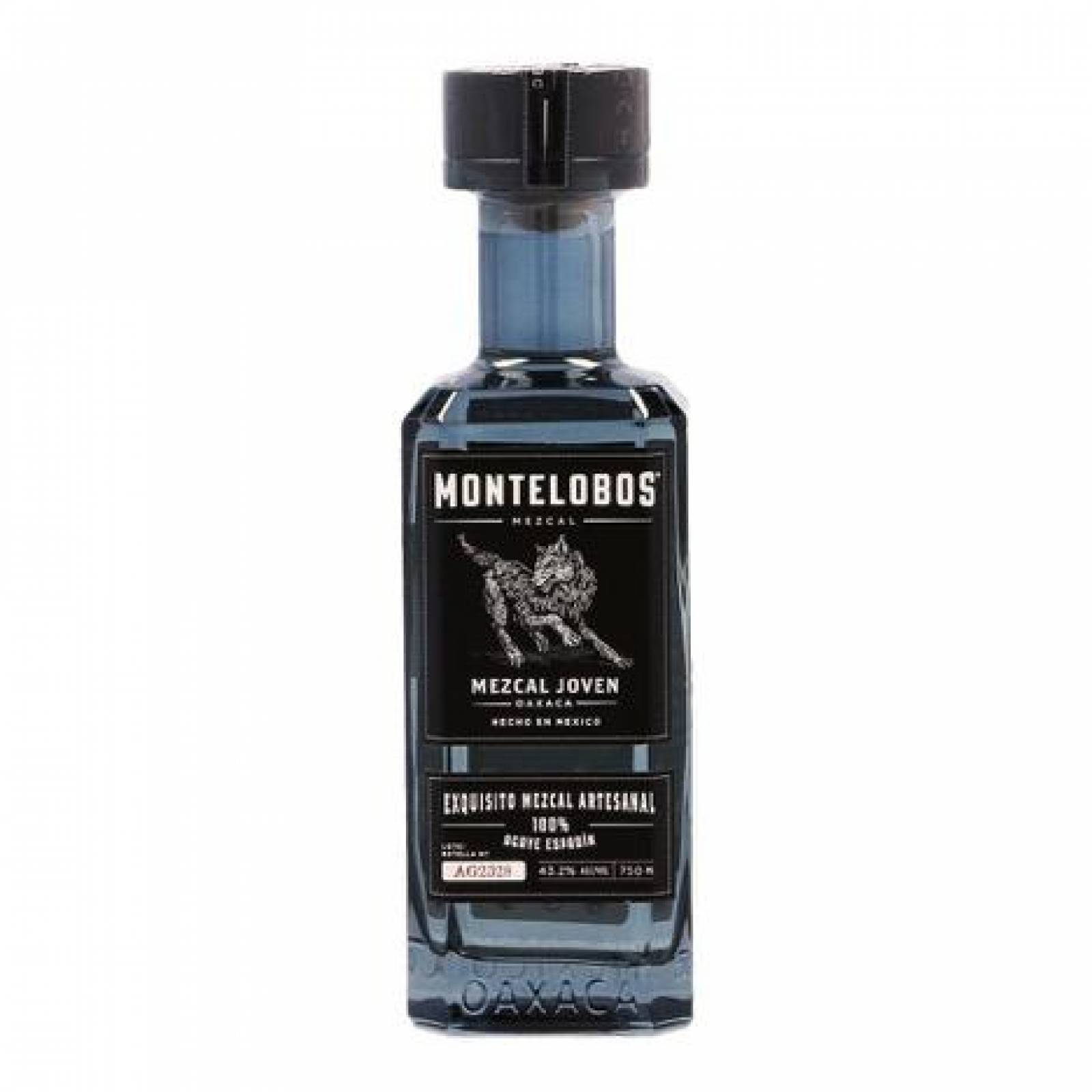Montelobos Mezcal artesanal Joven 100 Agave botella 750ml