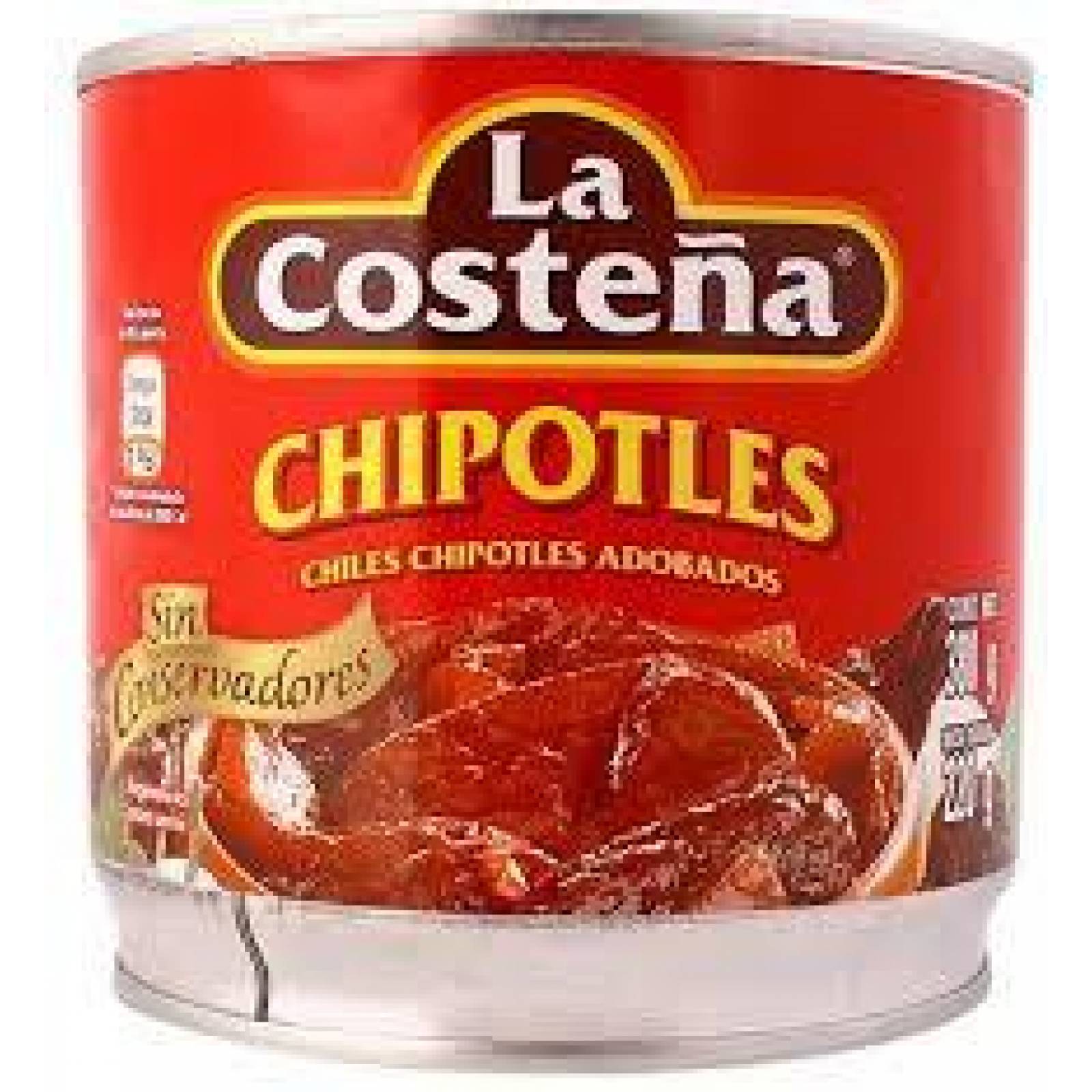 La Costeña Chile Chipotle Adobado lata 380g
