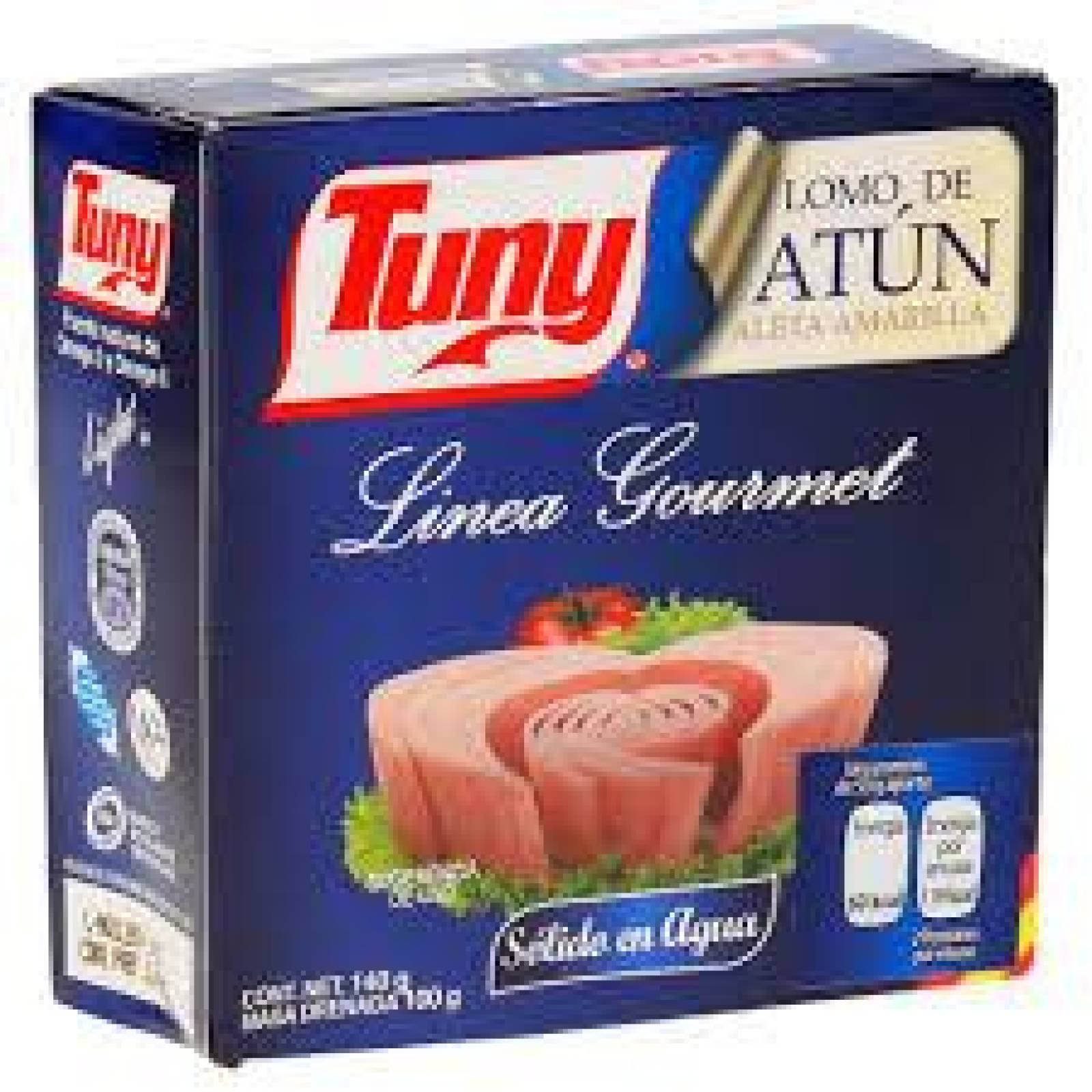 Tuny Atún Lomo Gourmet en Agua lata 140g