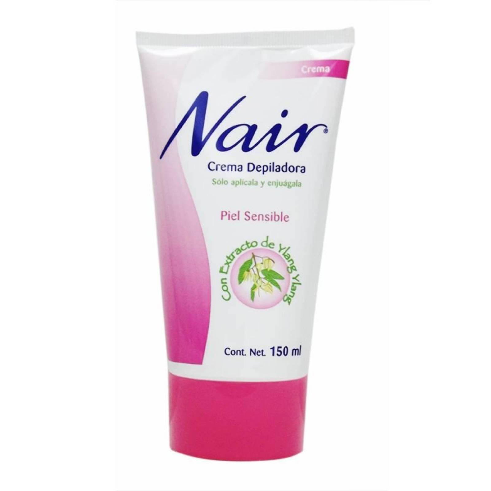 Nair Crema Depiladora Sensible con Aceite de Almendras Dulces tubo 150ml