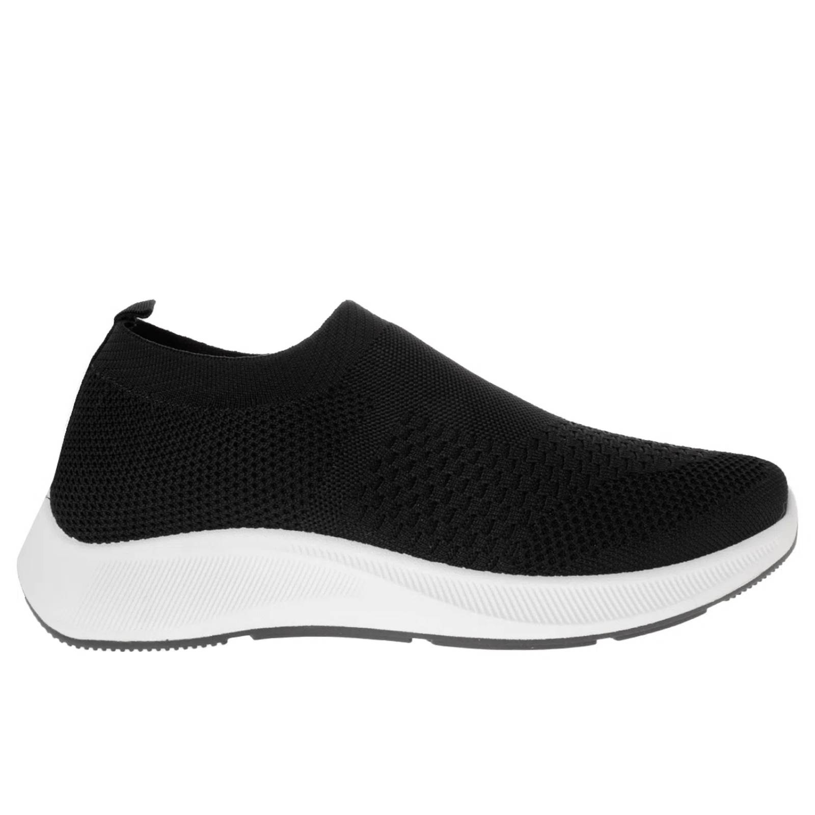 Tenis William color negro tipo calceta D12220257501
