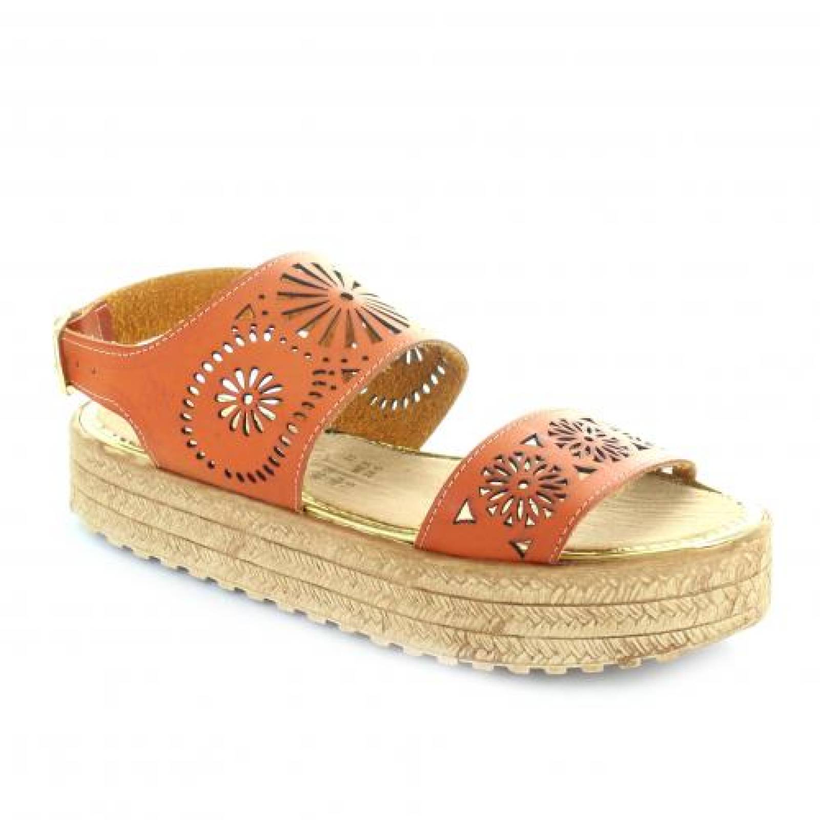 Sandalias Emilio Bazan Dama Con Plataforma 15