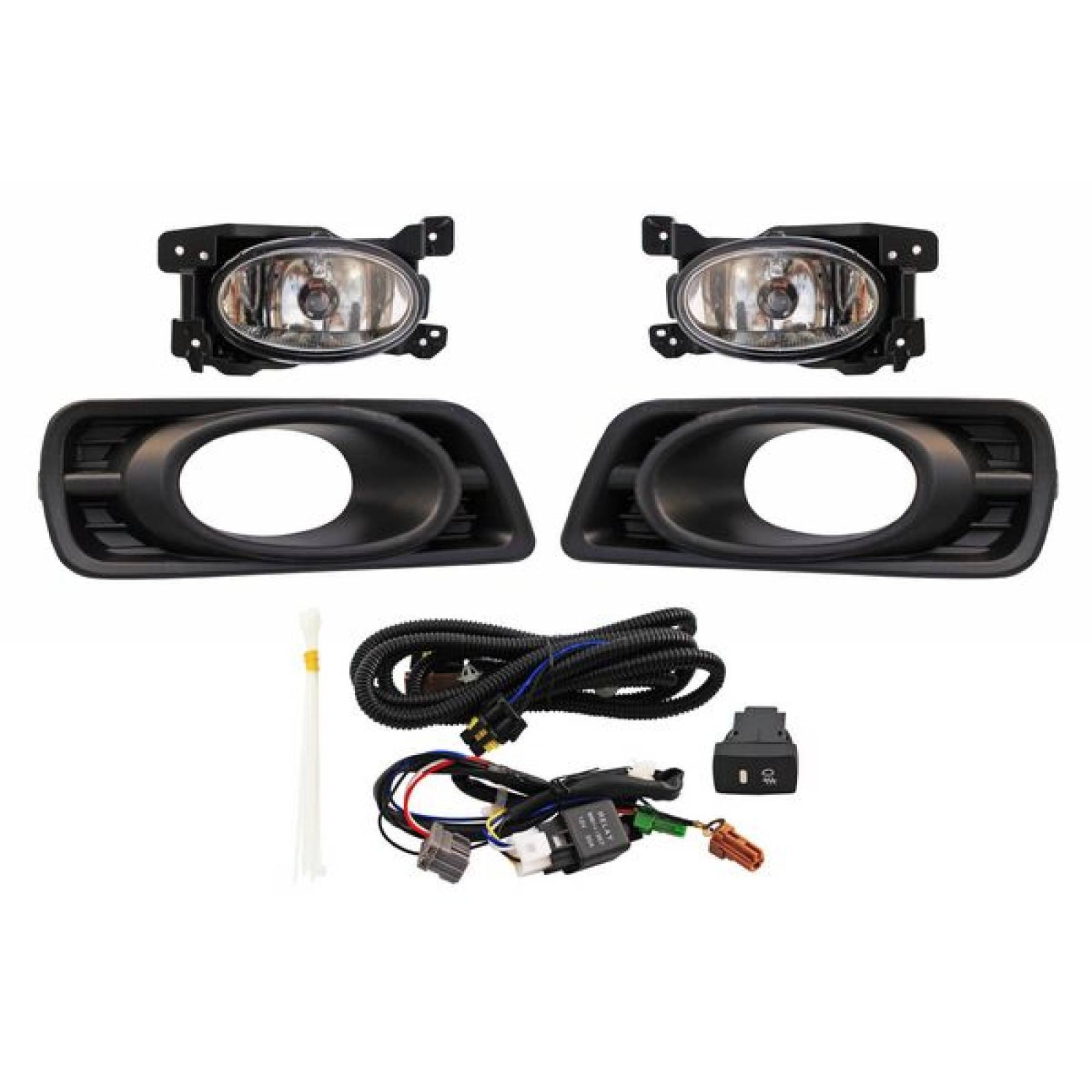 Faro Niebla Honda City 2012-2013 Con Parrilla Juego Wld