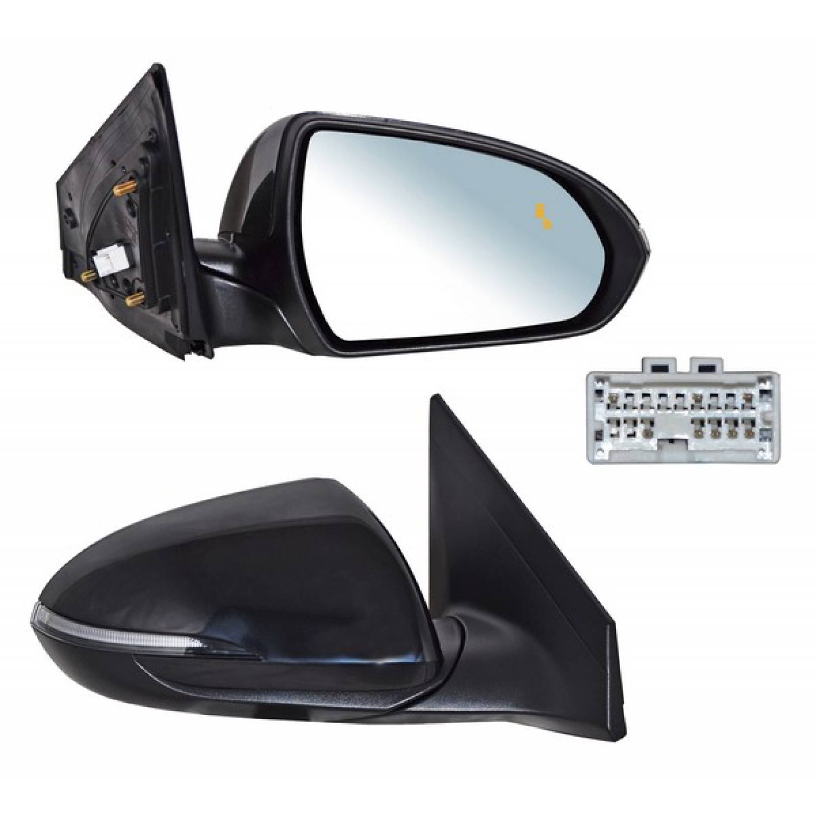 ESPEJO ELANTRA 2019-2020 ELECT PARA PINTAR CON DESEMPAÑANTE CON SENSOR ...