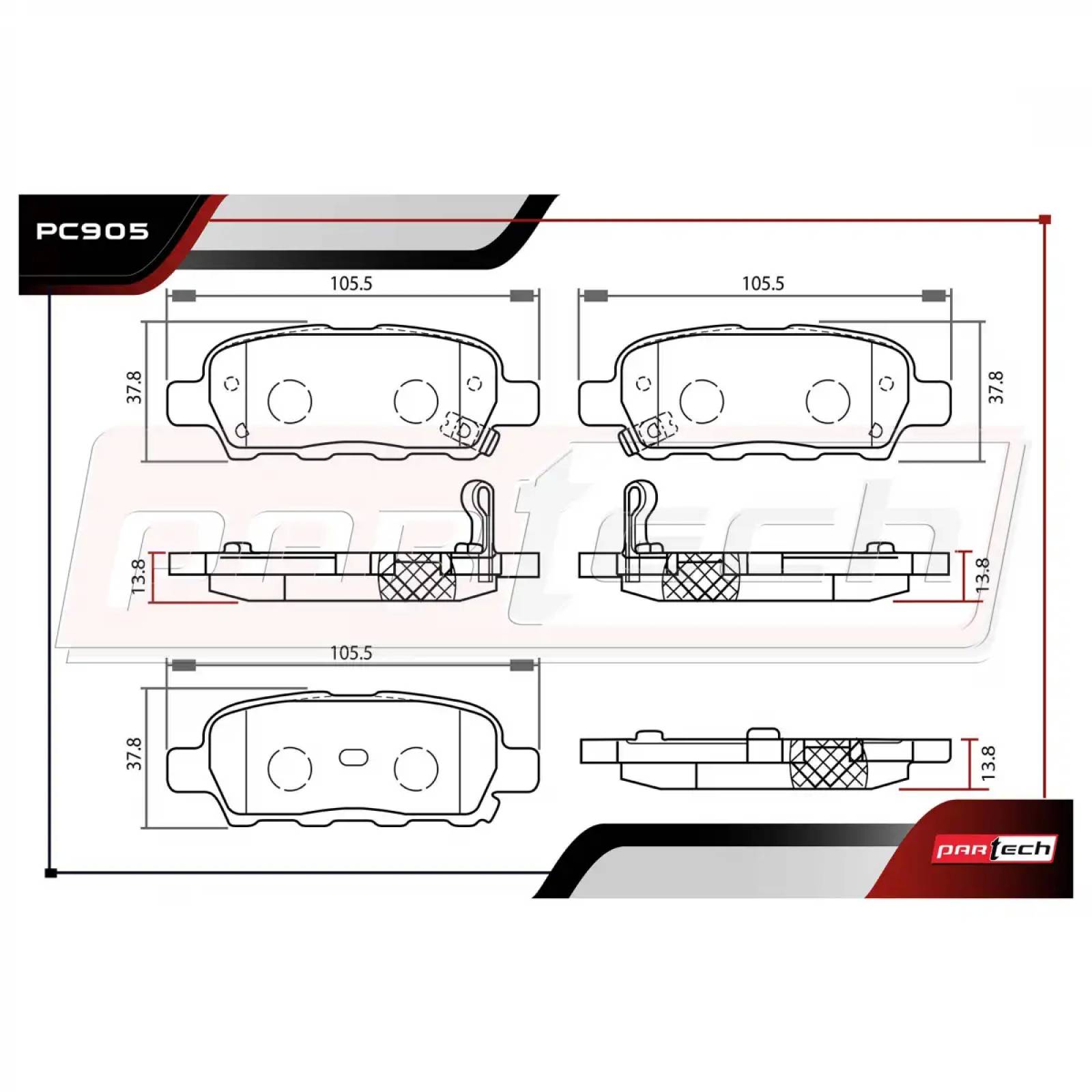 Pastillas de Frenos SUZUKI GRAND VITARA 2009 2017 L4 2.4L