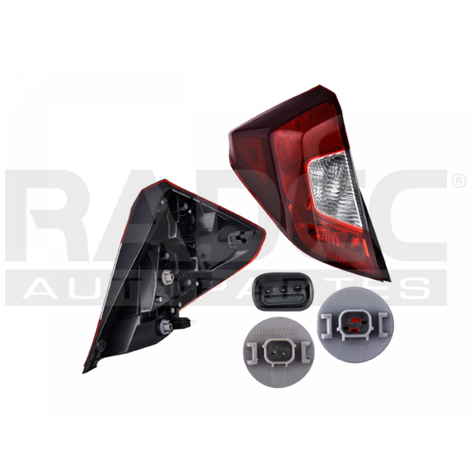 Calavera Exterior Honda Fit 2015 - 2020 Piloto C/leds