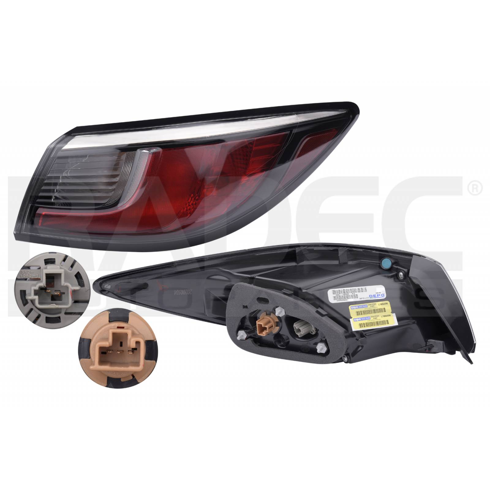 Calavera Exterior Toyota Yaris R 2016 - 2020 4 Ptas Der