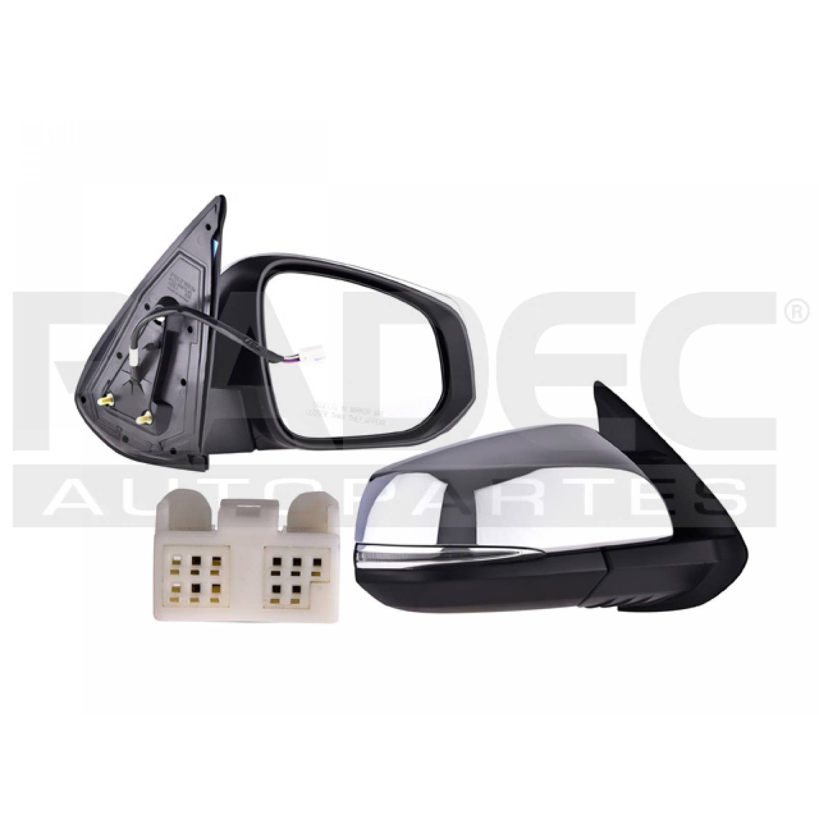 Espejo Toyota Tacoma 22016 - 2019 Electrico Cromado Der