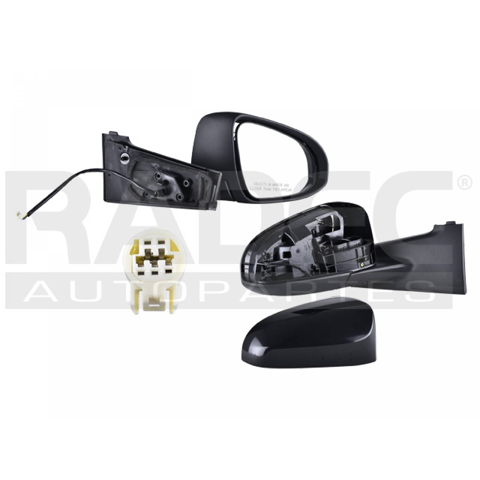 Espejo Toyota Yaris 2012 - 2015 5 Pta Electrico C/d Der