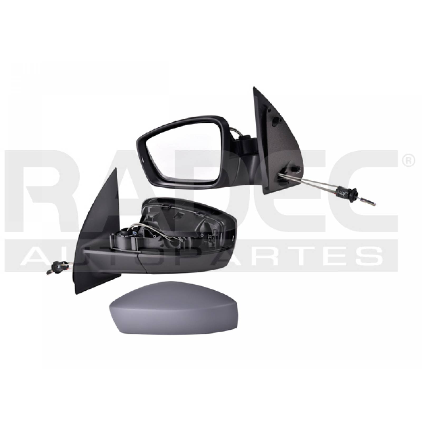 Espejo Vw Saveiro 2013 - 2019 Con Control P / Pintar Izq Espejo Vw Saveiro 2013 - 2019 Con Control P / Pintar Izq