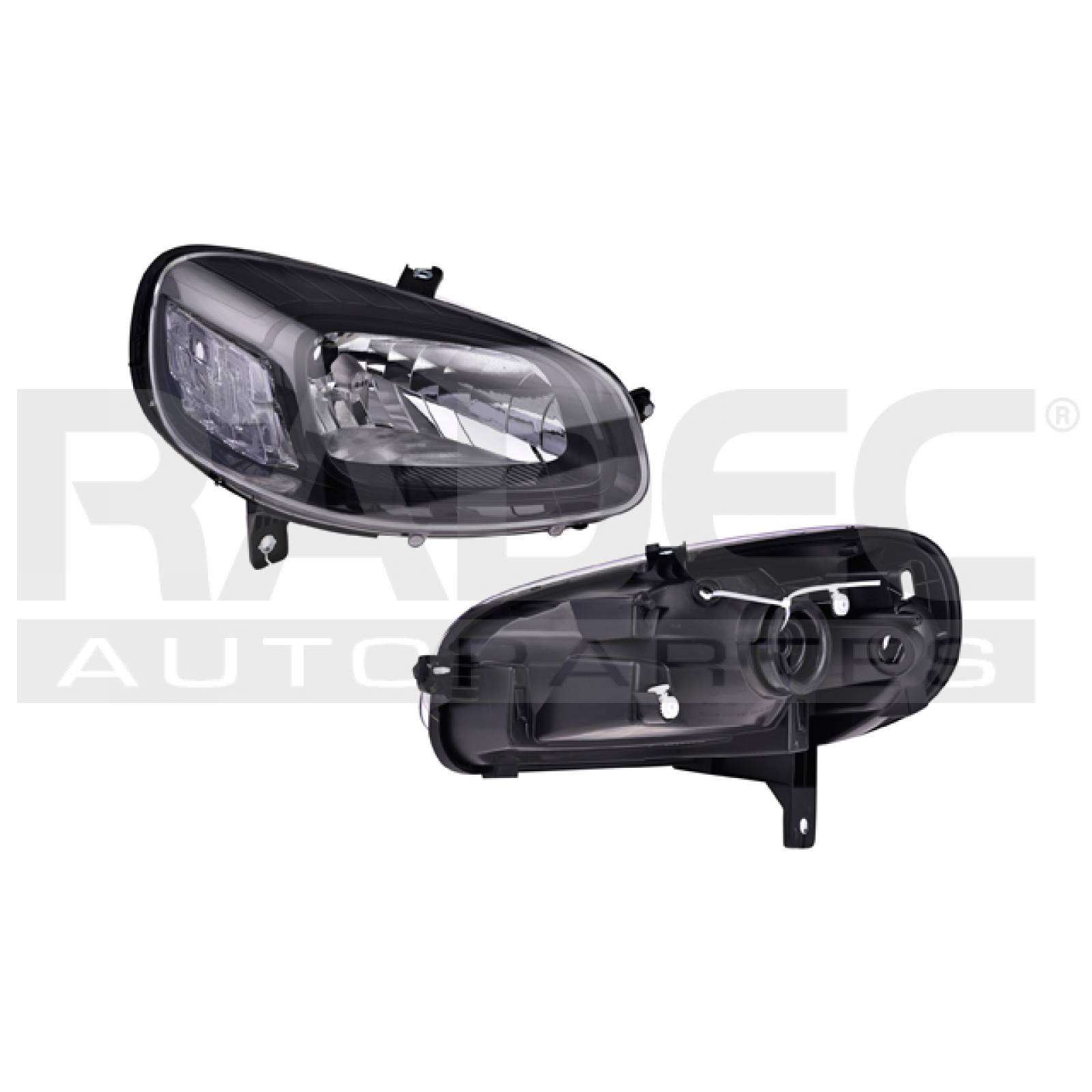 Faro Fiat Uno 2015 - 2019 Manual Fondo Negro Depo Der