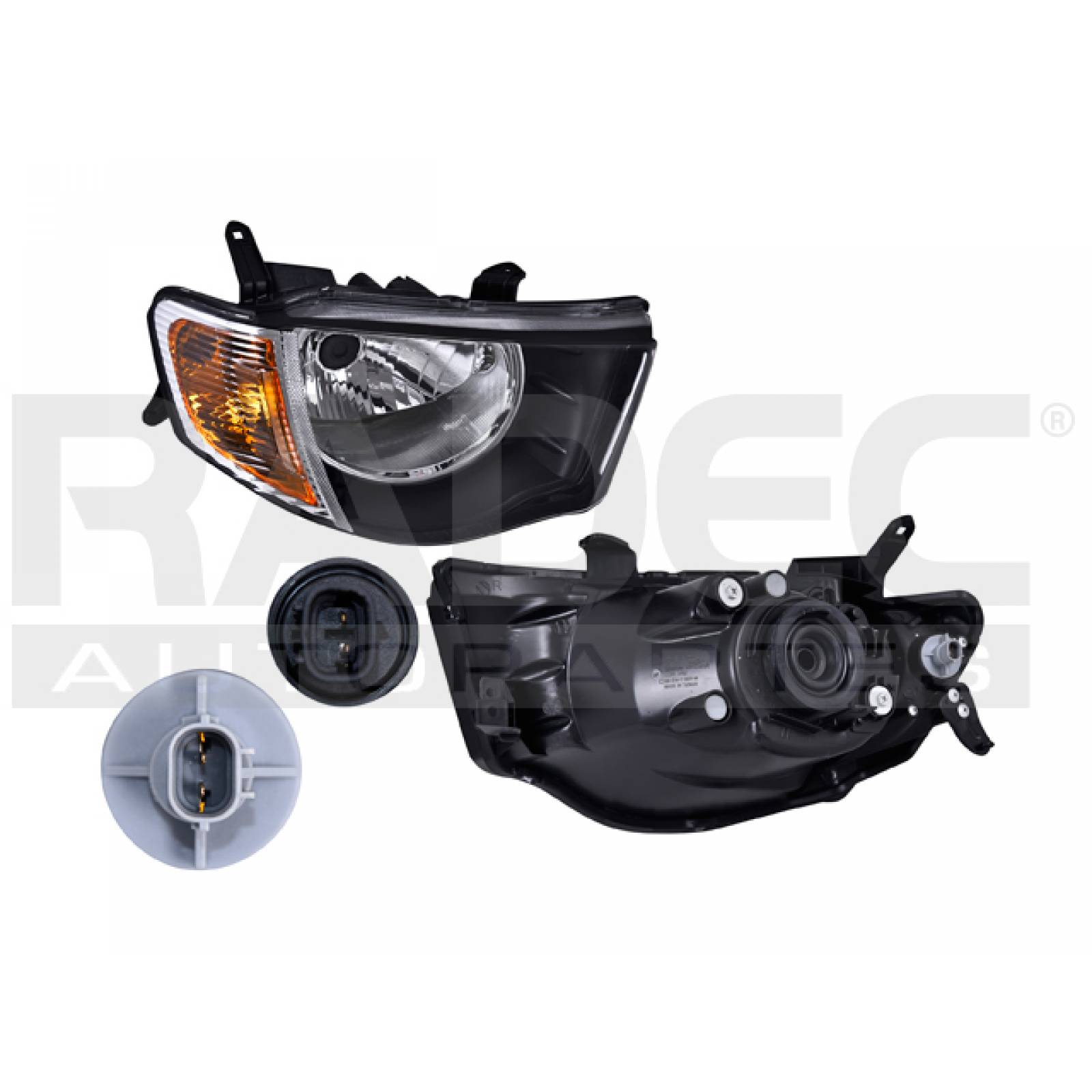 Faro Mitsubishi L200 2008 - 2015 Derecho