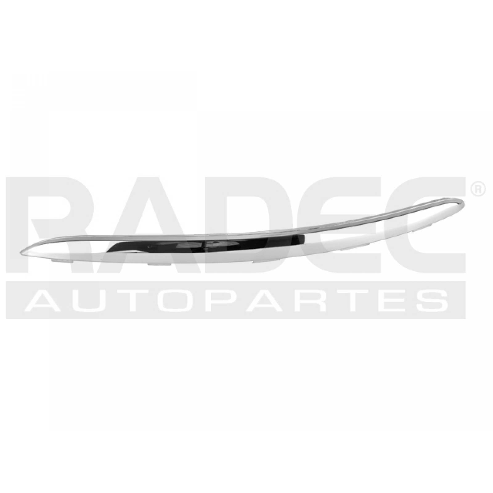 MOLDURA FASCIA BORA 2005 - 2010 CROMADA IZQ ALTA CALIDAD