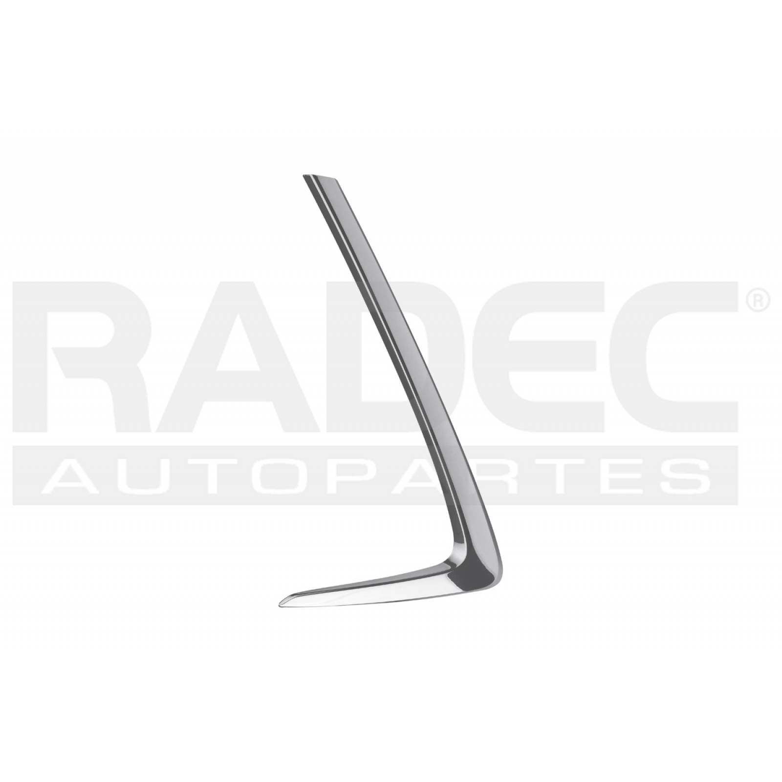 MOLDURA FASCIA DELANT YARIS R 2016 - 2020 CROM 1.5 SEDAN IZQ